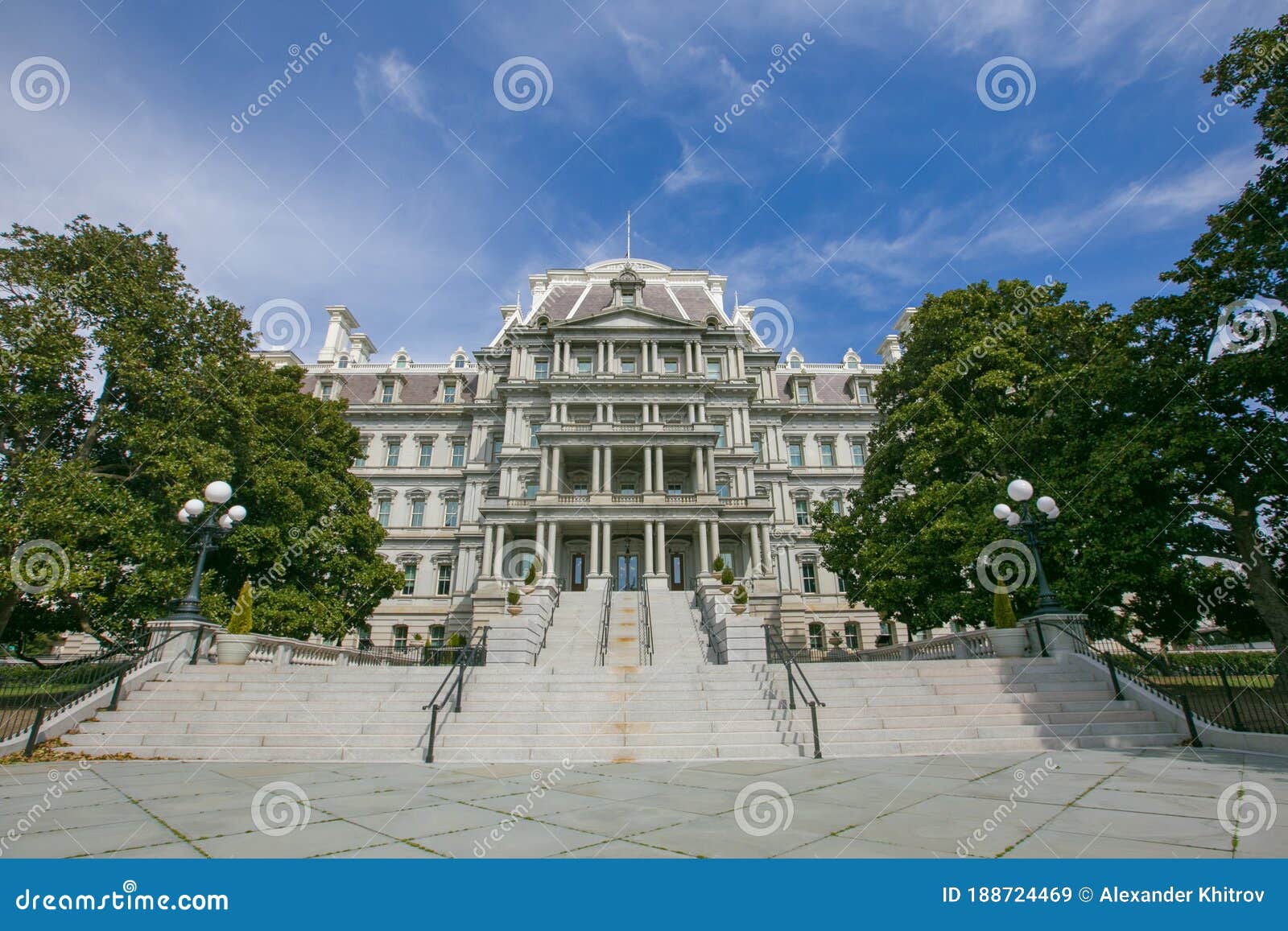 US Presidential Administration Building in Washington DC Stock Image ...