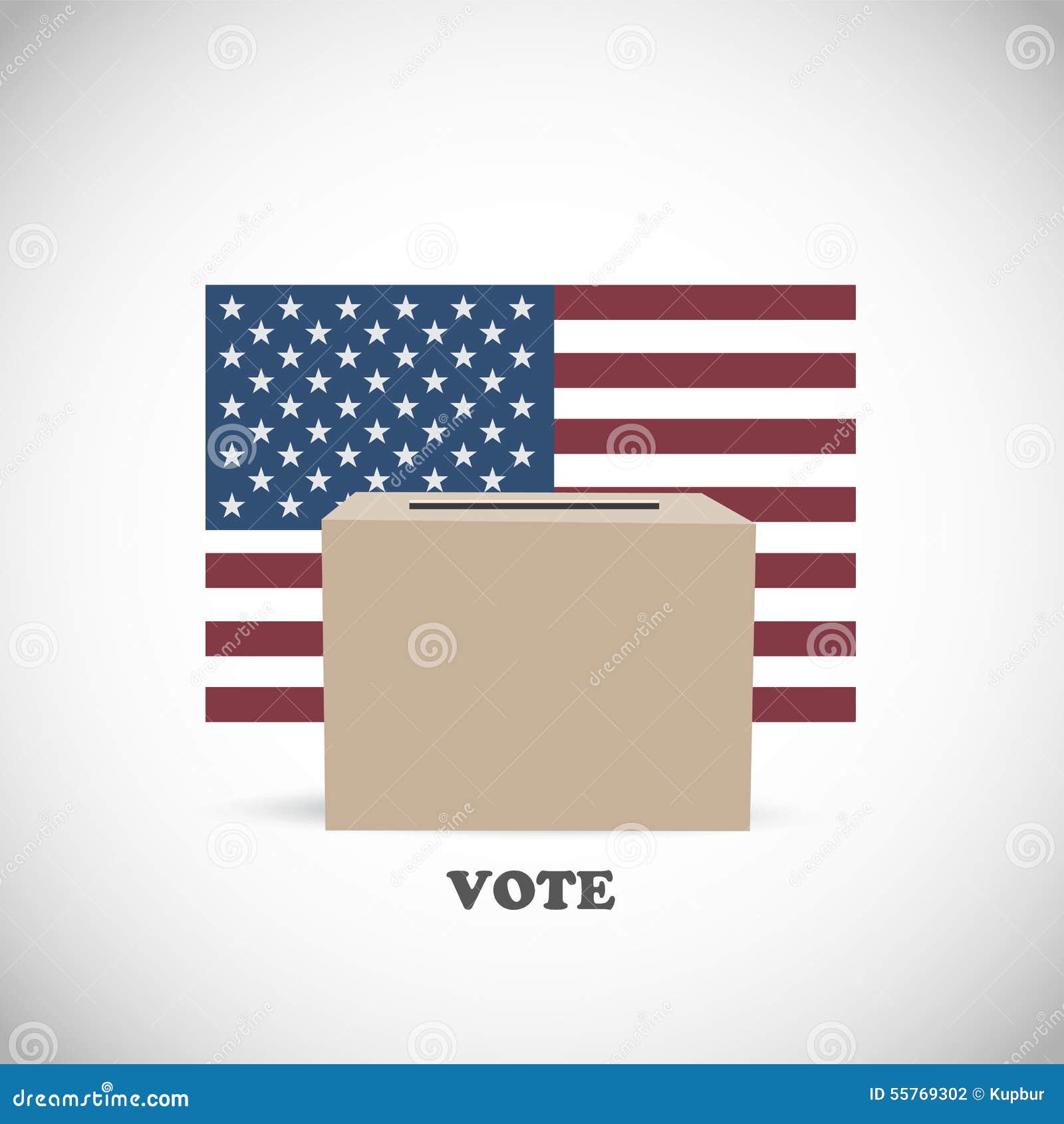 Us presidential elections stock vector. Illustration of star - 55769302