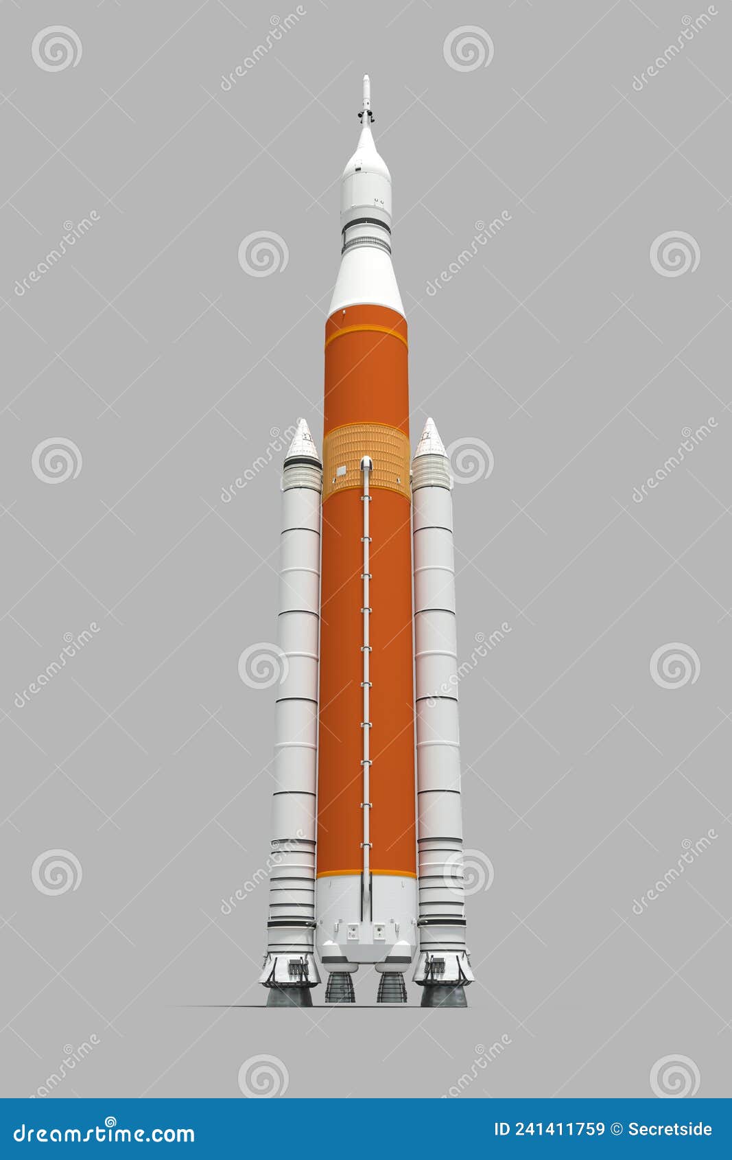 US Rocket Going To the Moon - Model and Maps Furnished by NASA Stock ...