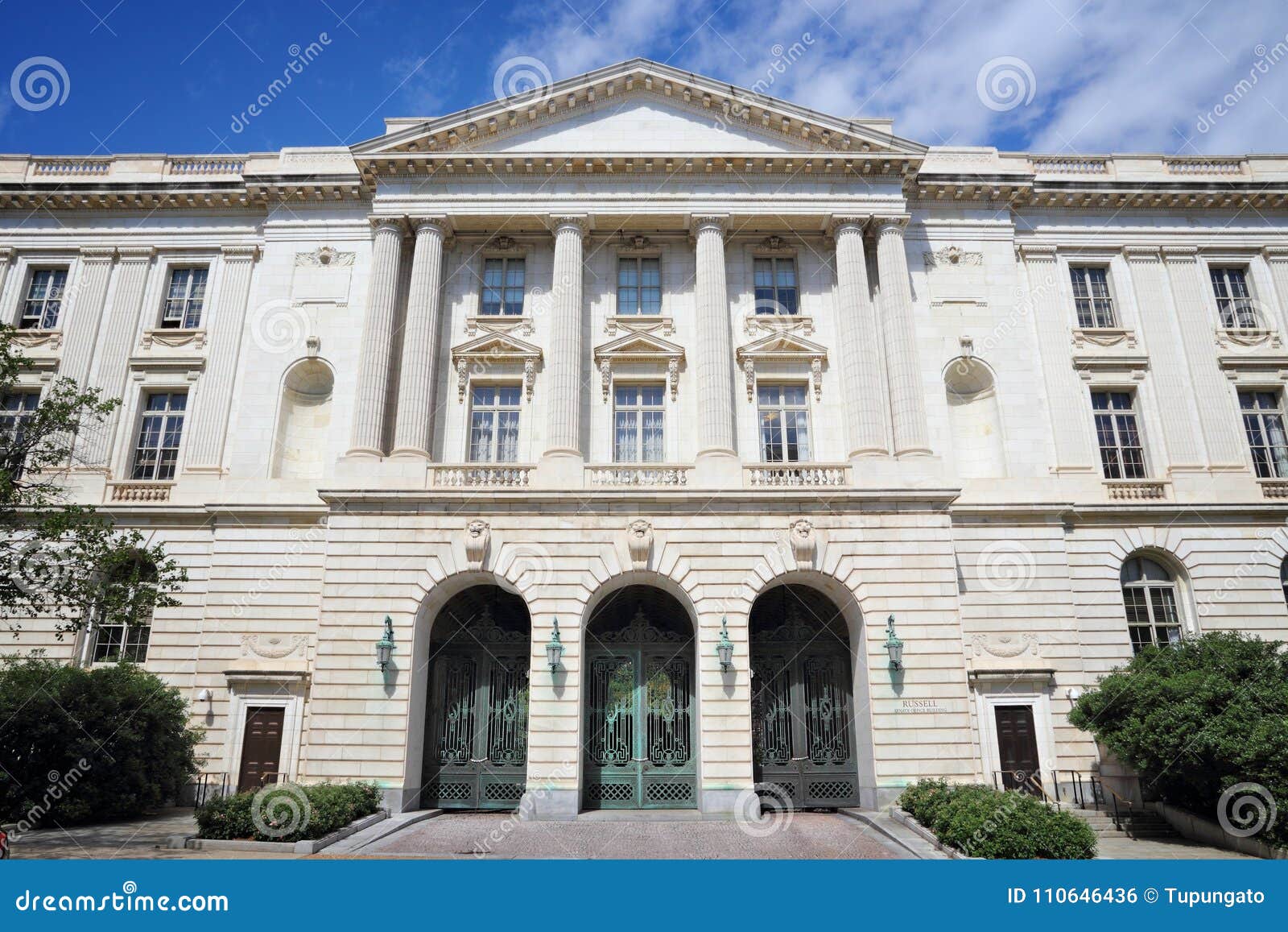 U.S. Senate stock photo. Image of senate, facade, landmark - 110646436
