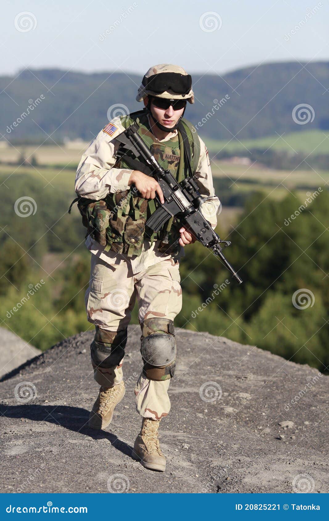US soldier stock image. Image of conflict, nato, american - 20825221