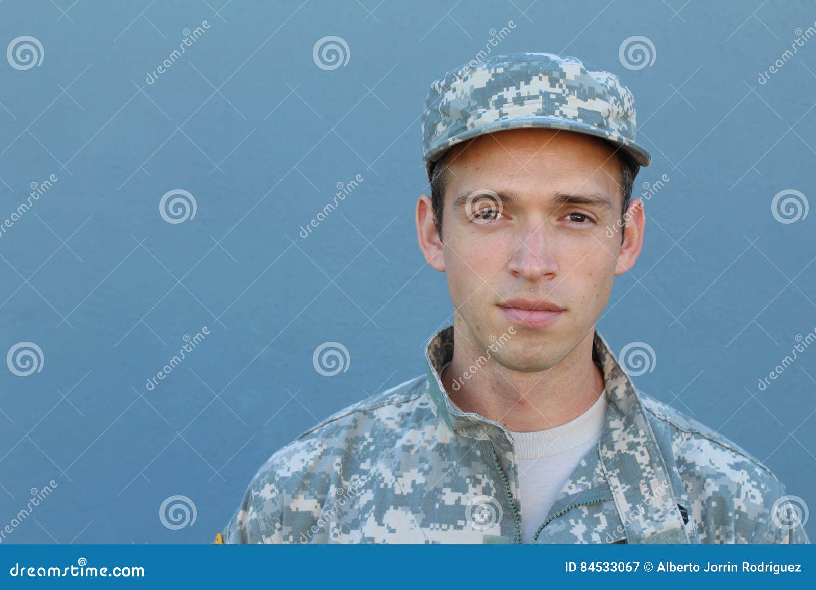 US Soldier with PTSD stock image. Image of hispanic, disorder - 84533067
