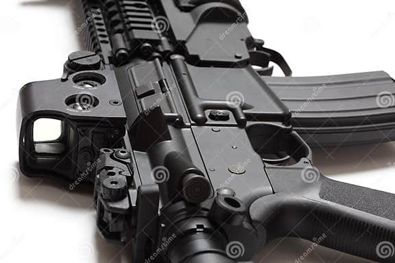 US Spec Ops M4A1 Assault Carbine Stock Image - Image of rifle, black ...