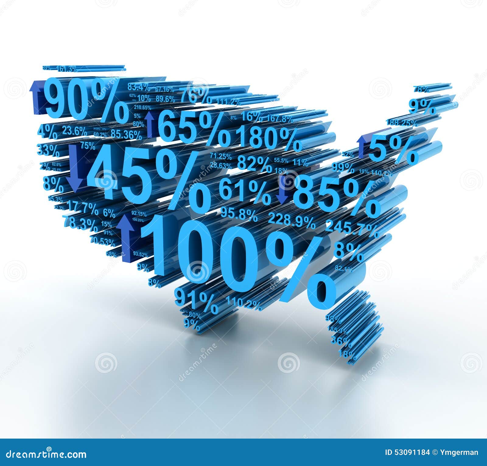 US statistics stock illustration. Illustration of blue - 53091184