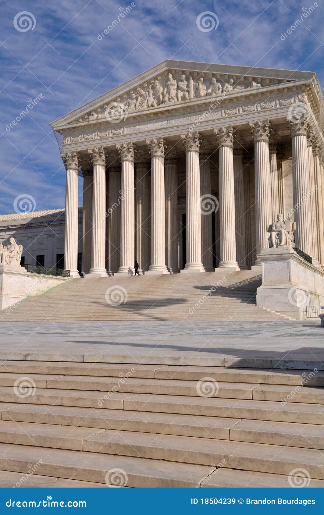 US Supreme Court Building stock image. Image of entrance - 18504239