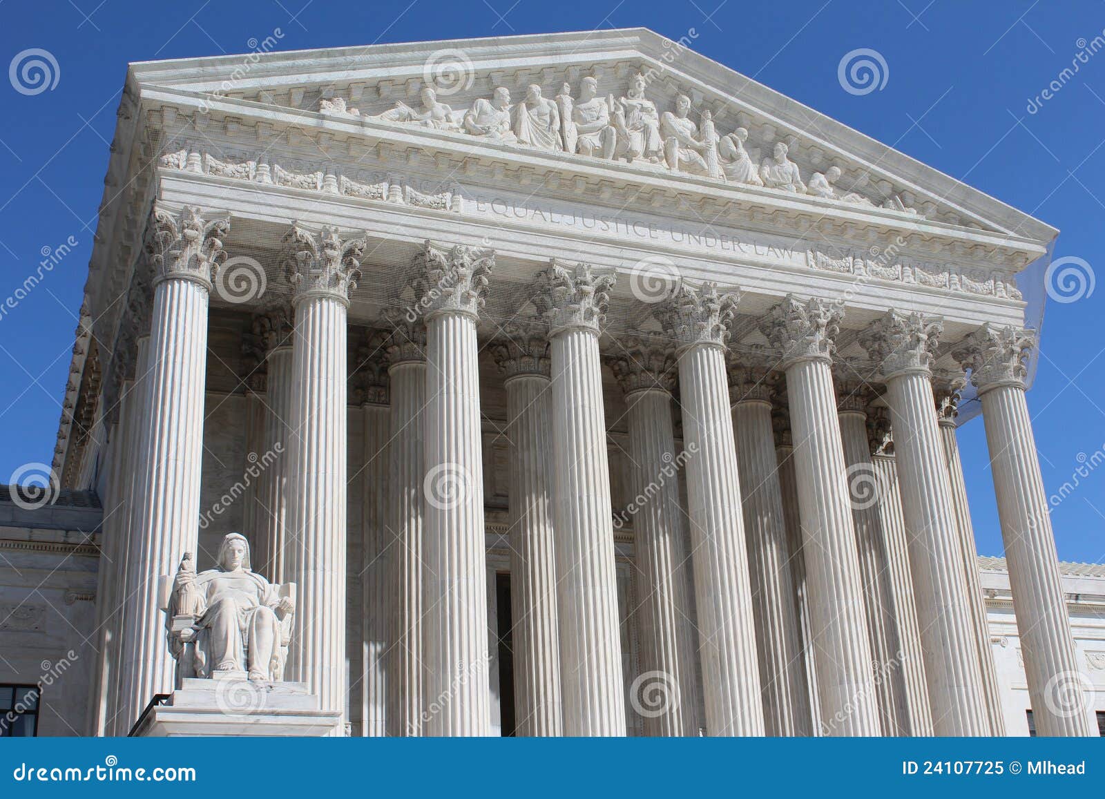 US Supreme Court Building stock image. Image of constitution - 24107725