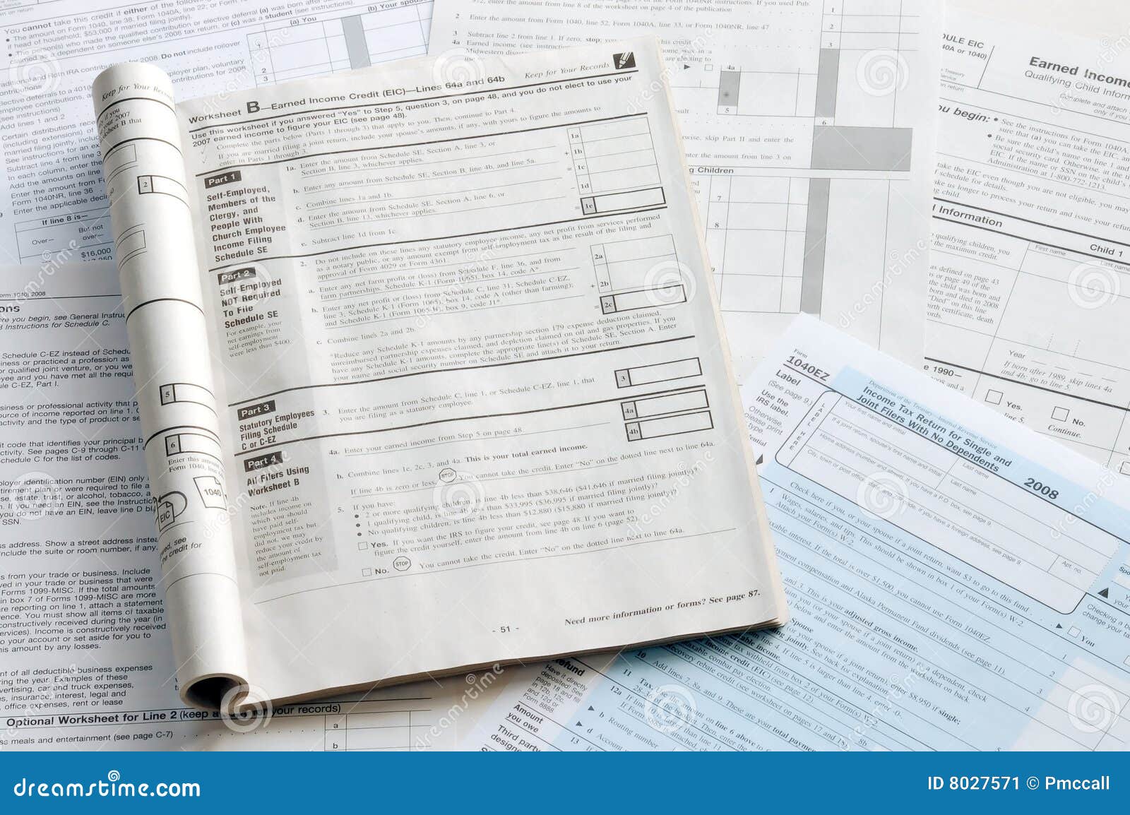 US Tax Forms stock image. Image of money, file, legal - 8027571
