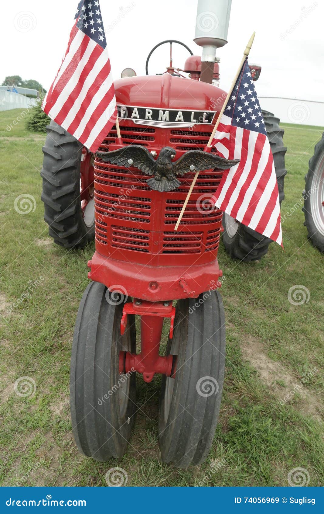 US tractor editorial stock image. Image of vintage, patriotic - 74056969