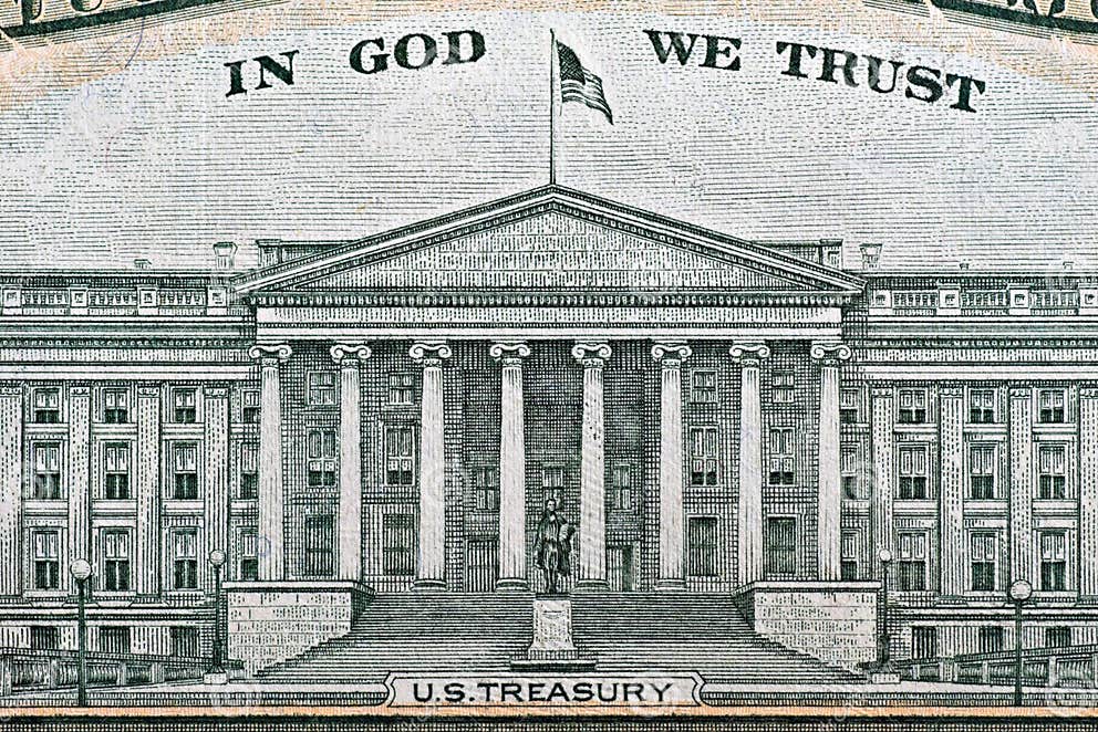 US Treasury stock image. Image of currency, dollar, bill - 3011985