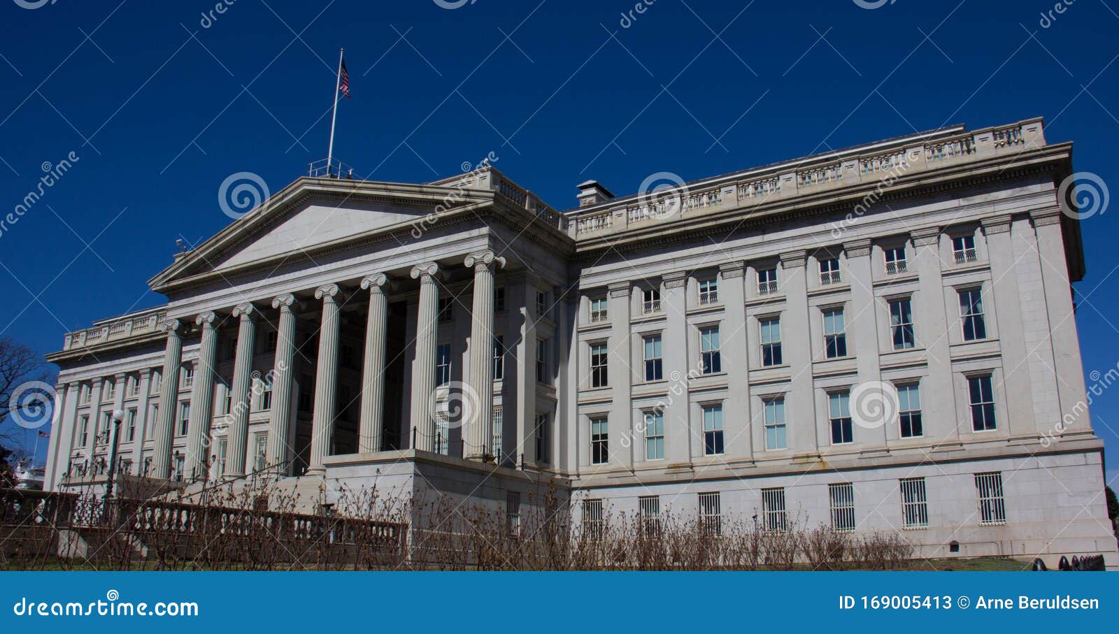 The Treasury Building stock image. Image of exterior - 169005413