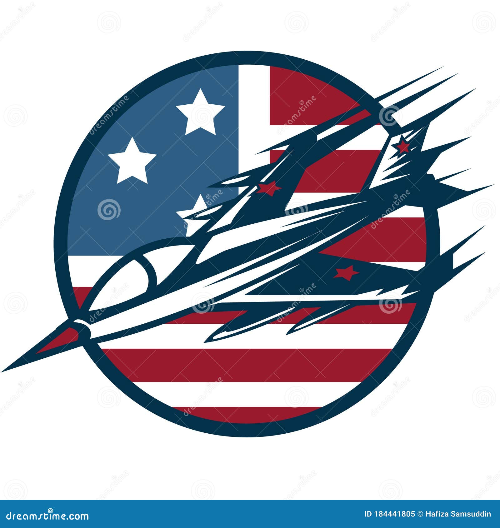 Usa Airlines Design. Vector Illustration Decorative Background Design ...