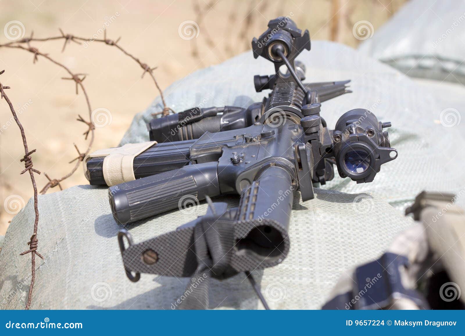 USA Army rifle stock photo. Image of weapon, isaf, still - 9657224
