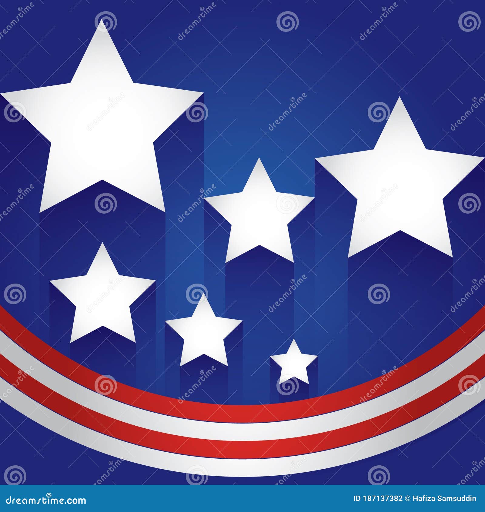 USA Background. Vector Illustration Decorative Design Stock Vector ...