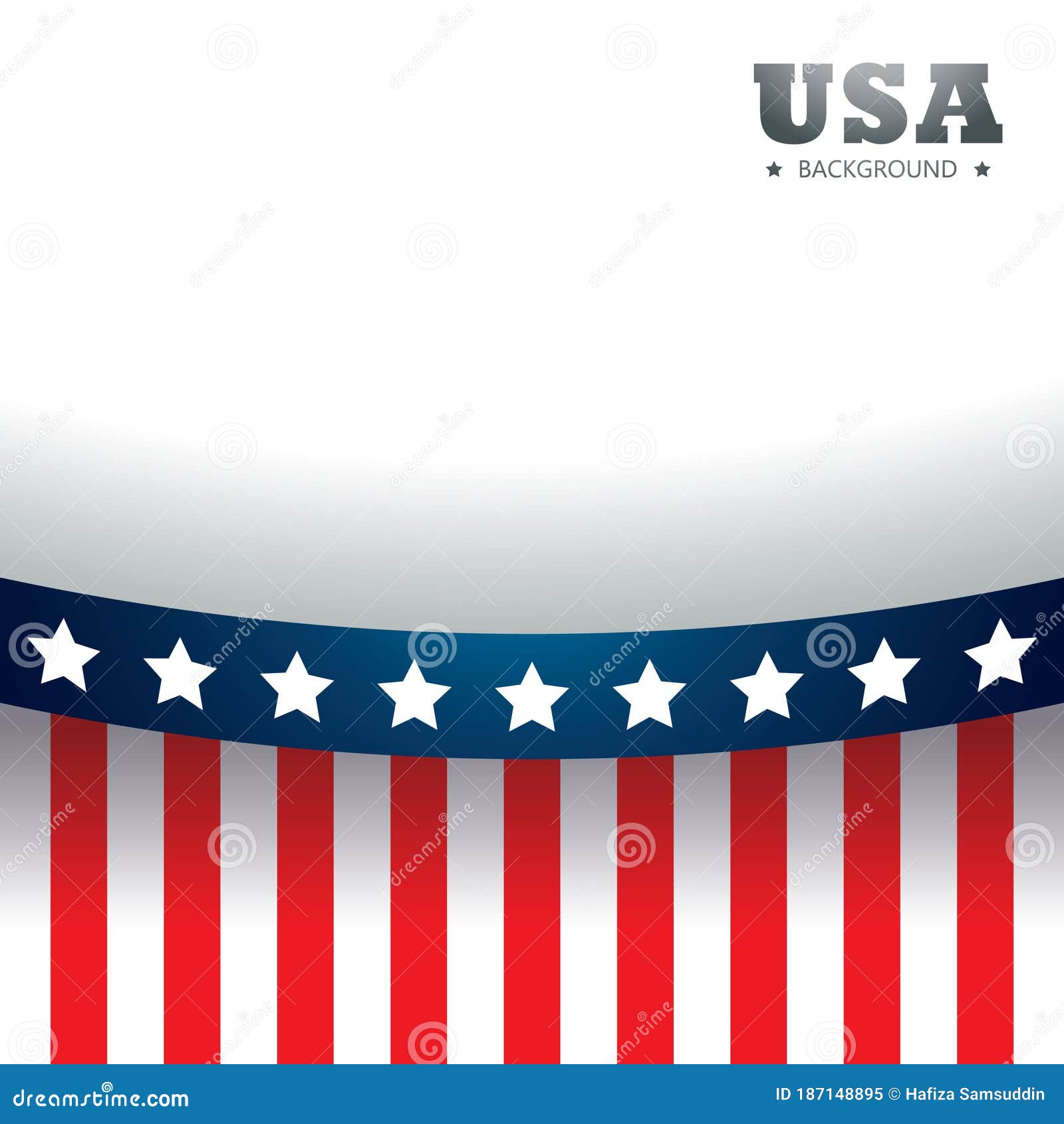 USA Background. Vector Illustration Decorative Design Stock Vector ...