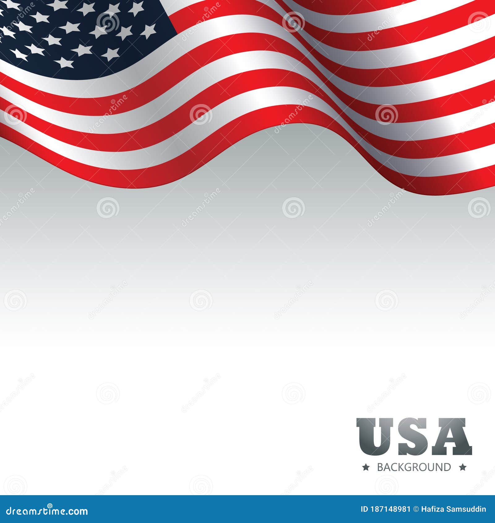 USA Background. Vector Illustration Decorative Design Stock Vector ...