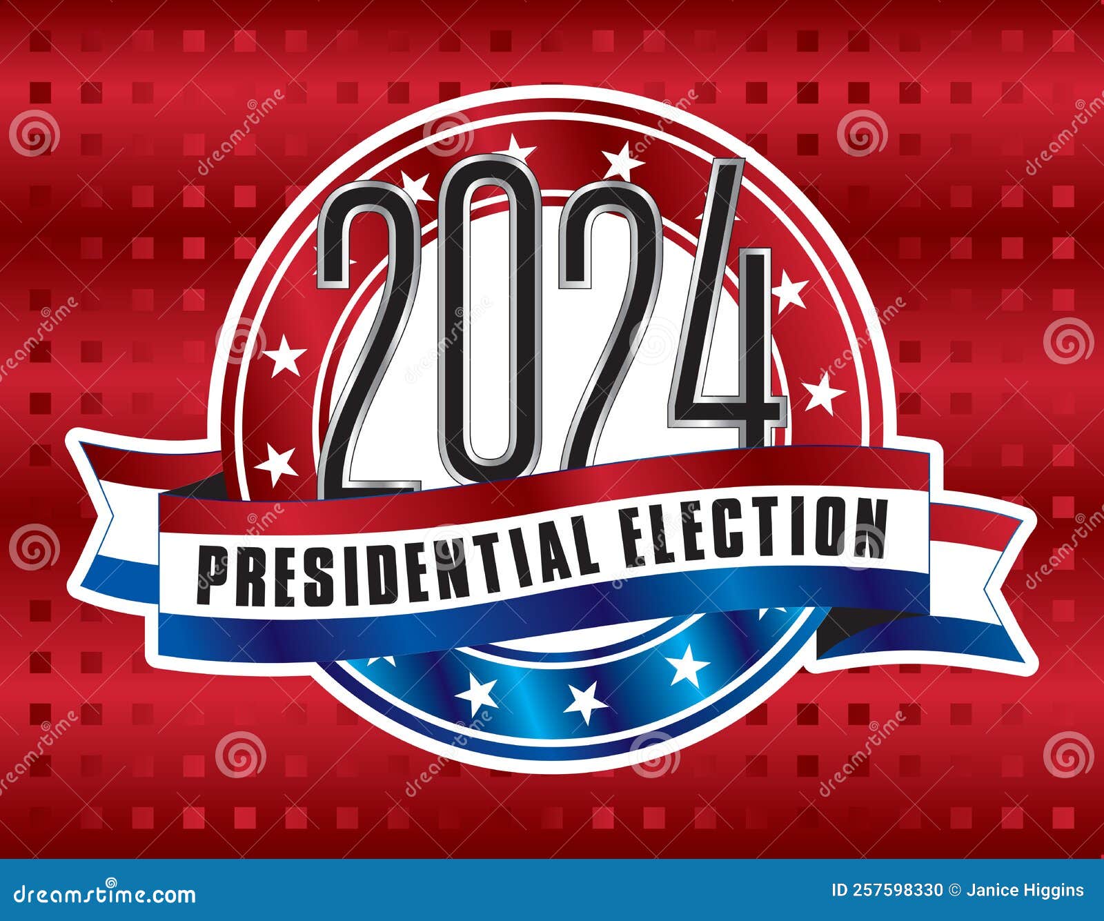 Presidential Election Icon for 2024 Voting Stock Photo - Illustration ...