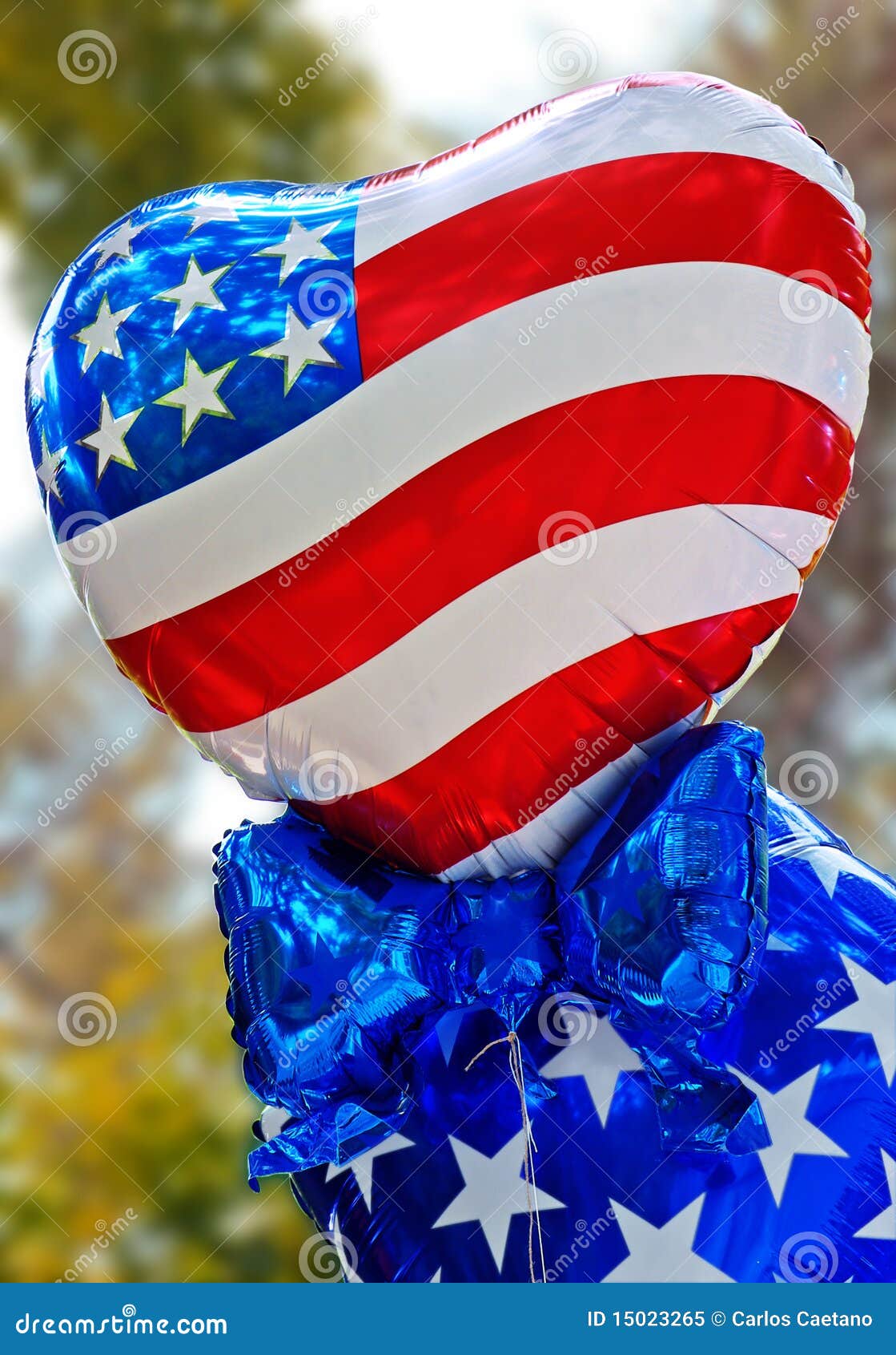 USA balloons stock image. Image of patriotic, high, july - 15023265