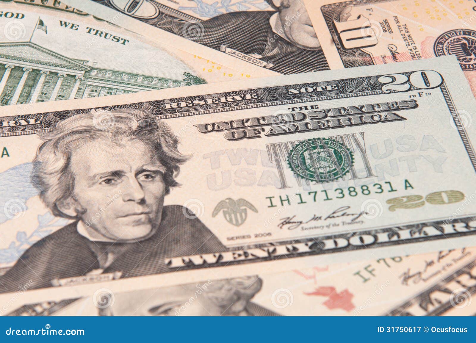 USA Bank notes stock image. Image of bank, note, exchange - 31750617