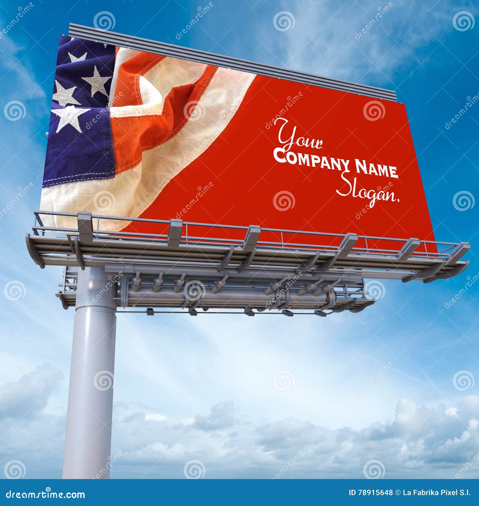 USA billboard stock photo. Image of politics, announcement - 78915648