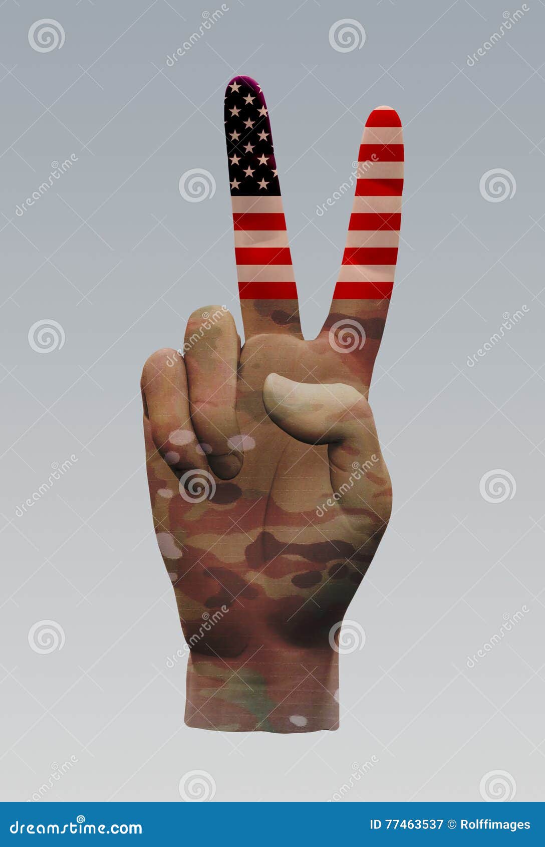 USA Camo Peace Sign stock illustration. Illustration of courage - 77463537