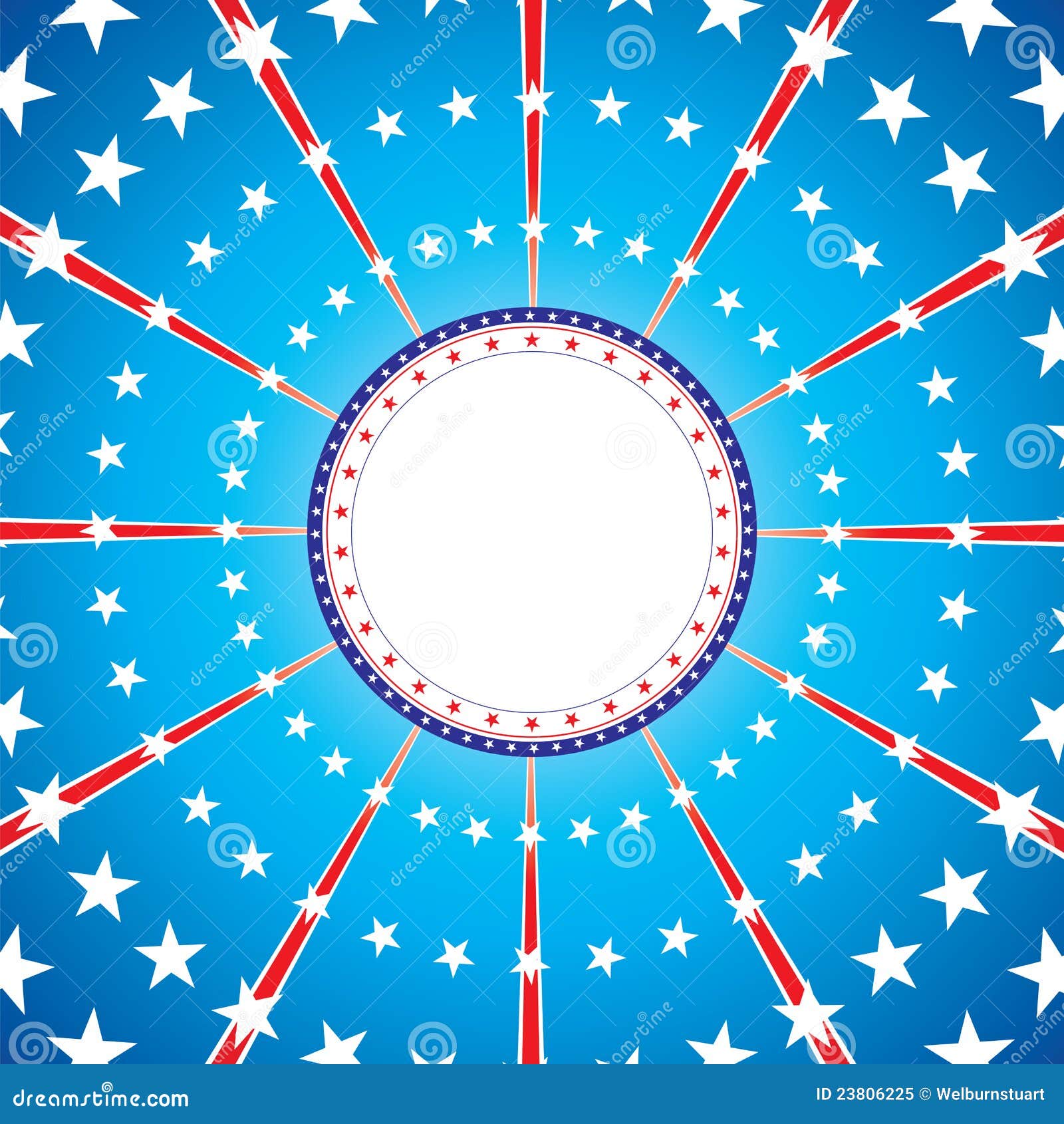 Usa Celebrate Stars and Red Rays Stock Vector - Illustration of vector ...