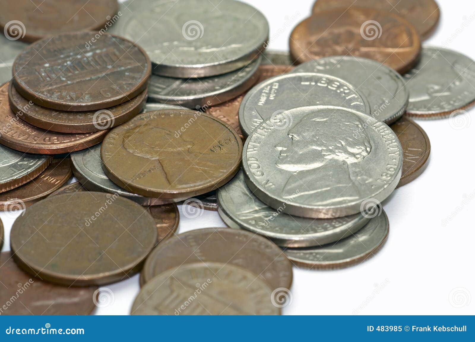 USA - Cents - 4 stock image. Image of economize, europe - 483985