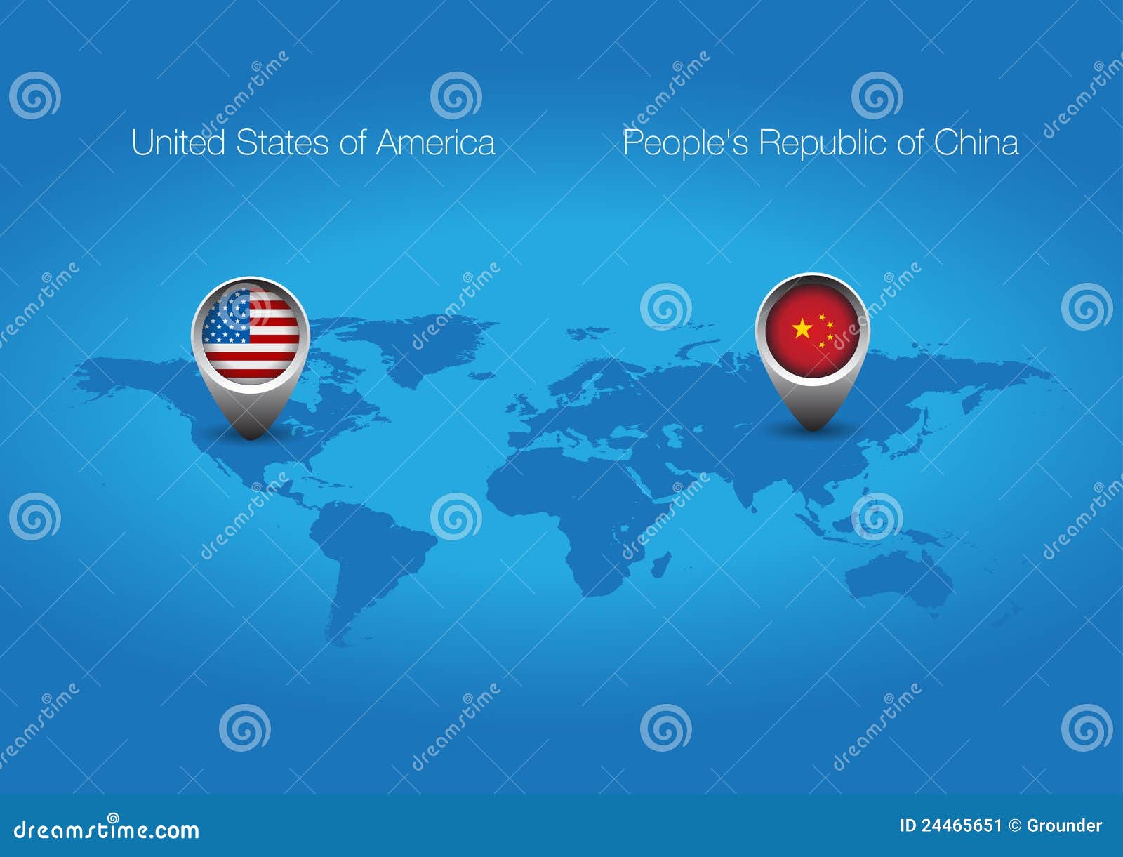USA China flag button stock illustration. Illustration of state - 24465651