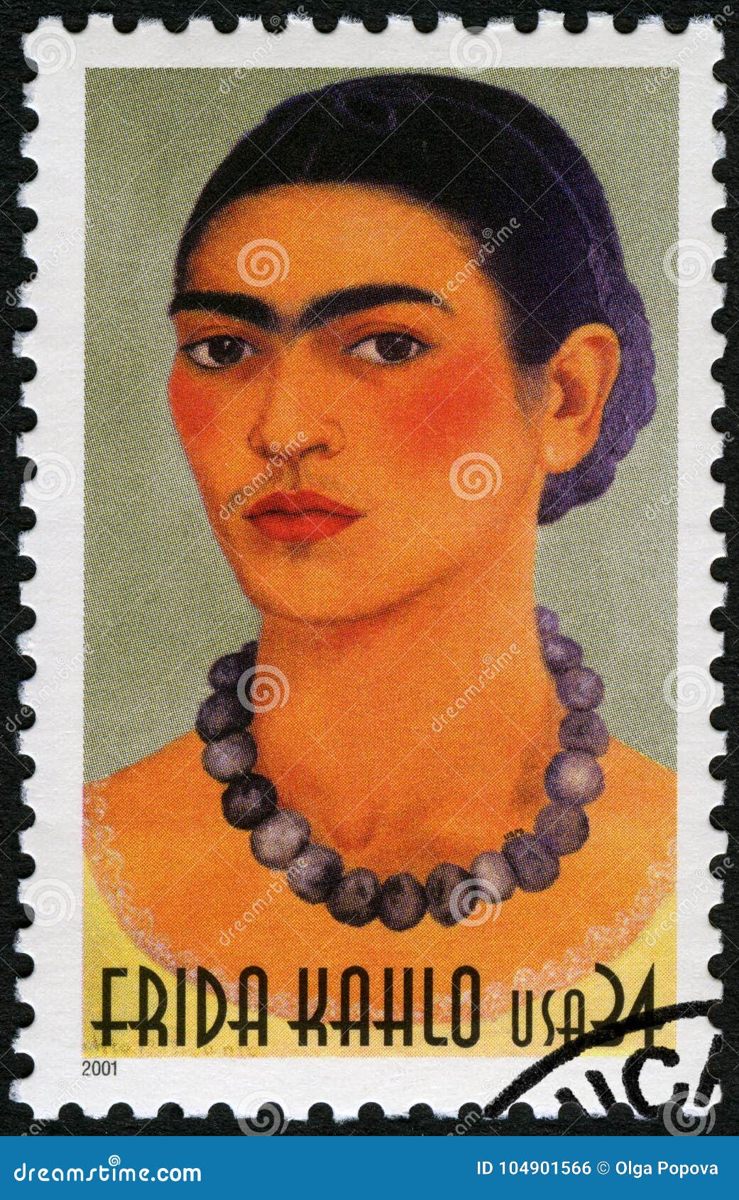 USA - 2001: Shows Frida Kahlo De Rivera 1907-1954, Mexican Painter ... USA - 2001: Shows Frida Kahlo De Rivera 1907-1954, Mexican Painter ...
