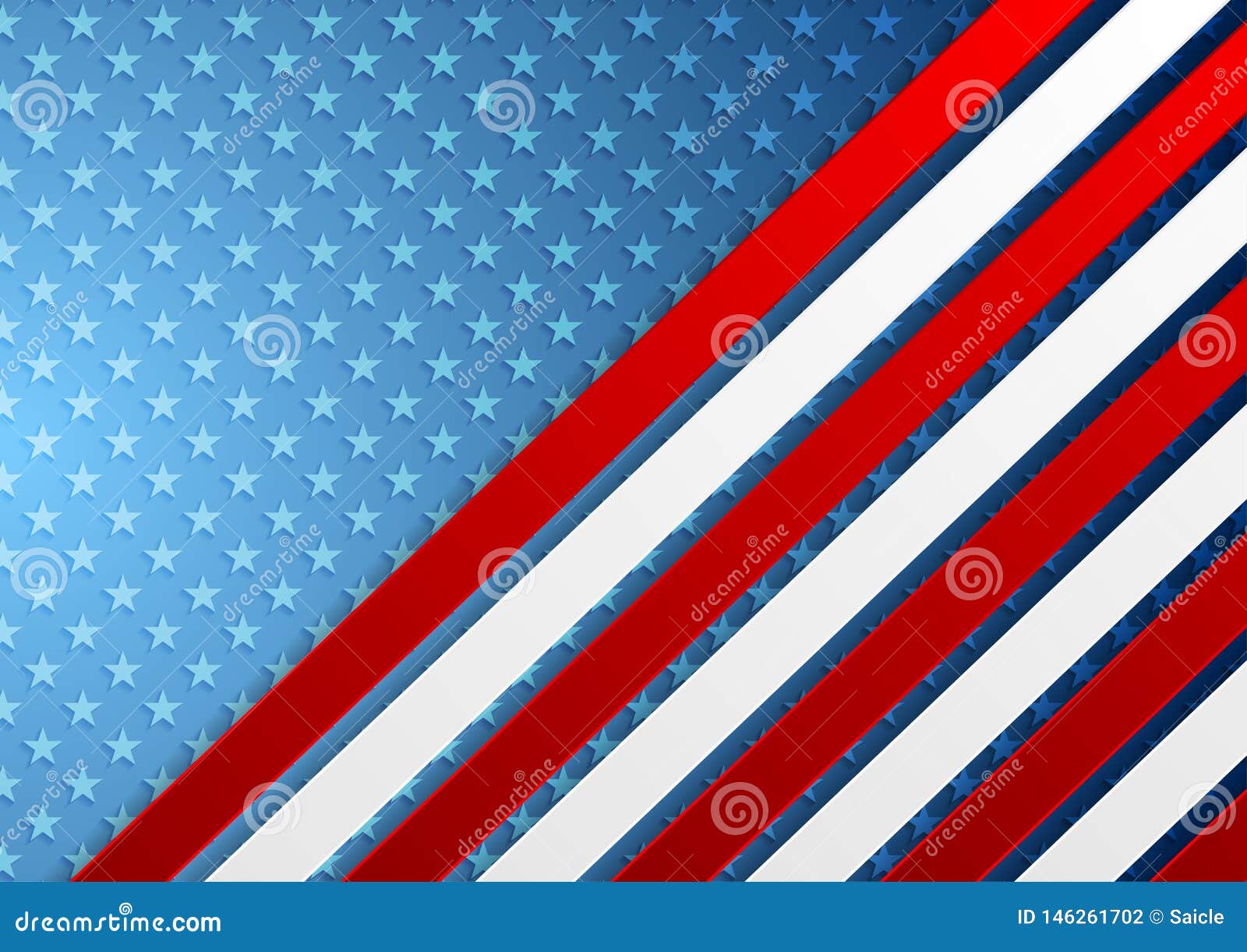 USA Colors Abstract Bright Corporate Background Stock Vector ...