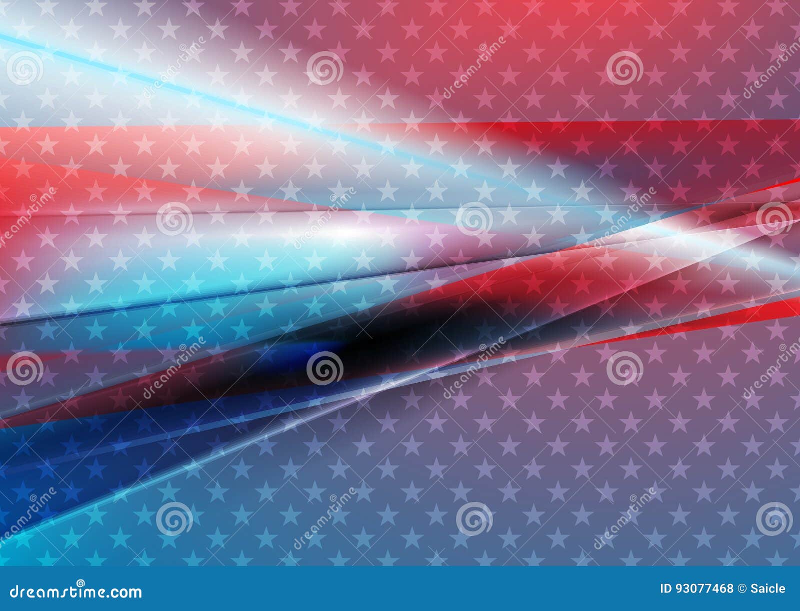 USA Colors Abstract Bright Vector Background Stock Vector ...