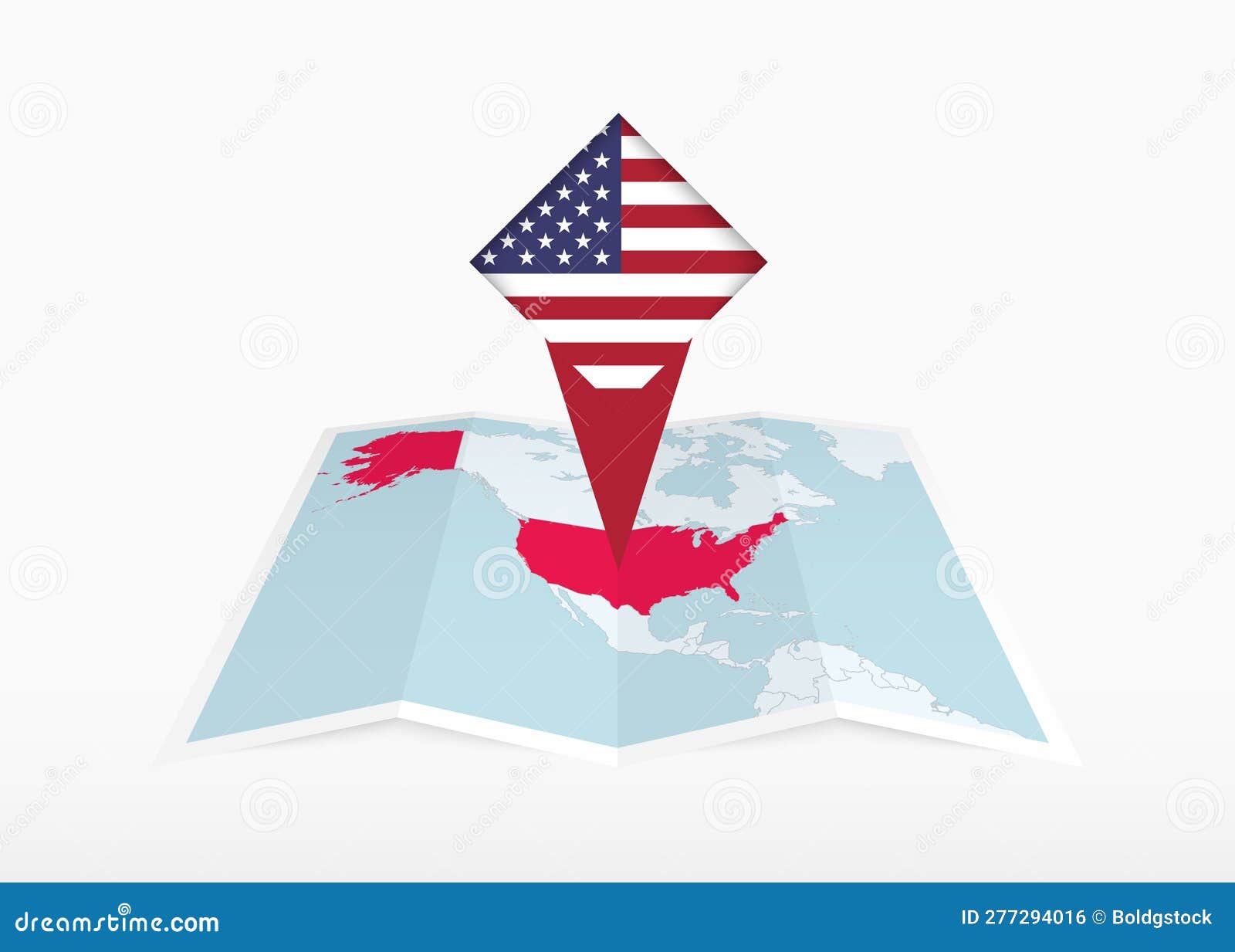 Washington DC Pinned Map Stock Photography | CartoonDealer.com #89015756