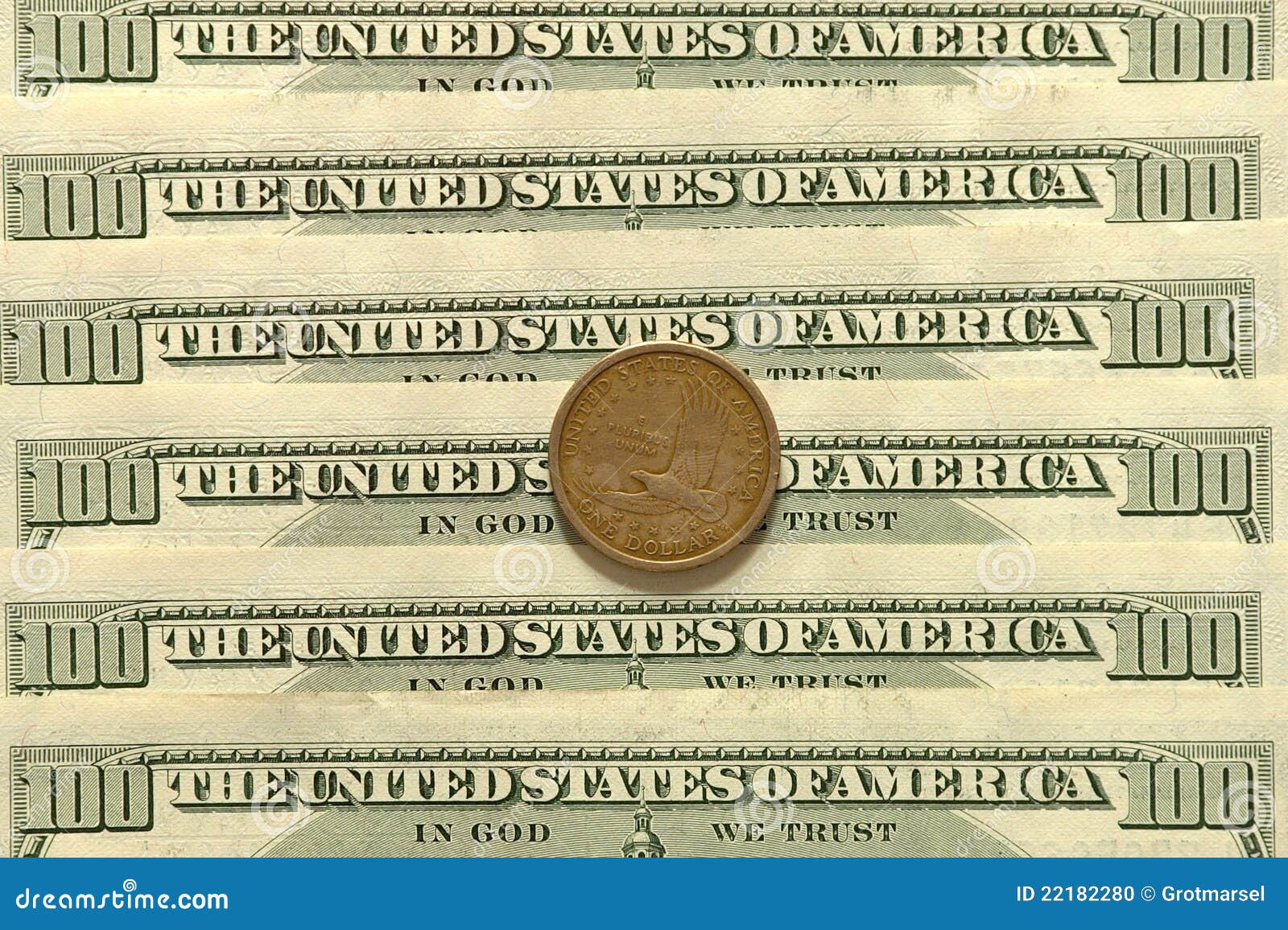 USA dollar banknotes. stock photo. Image of cash, close - 22182280