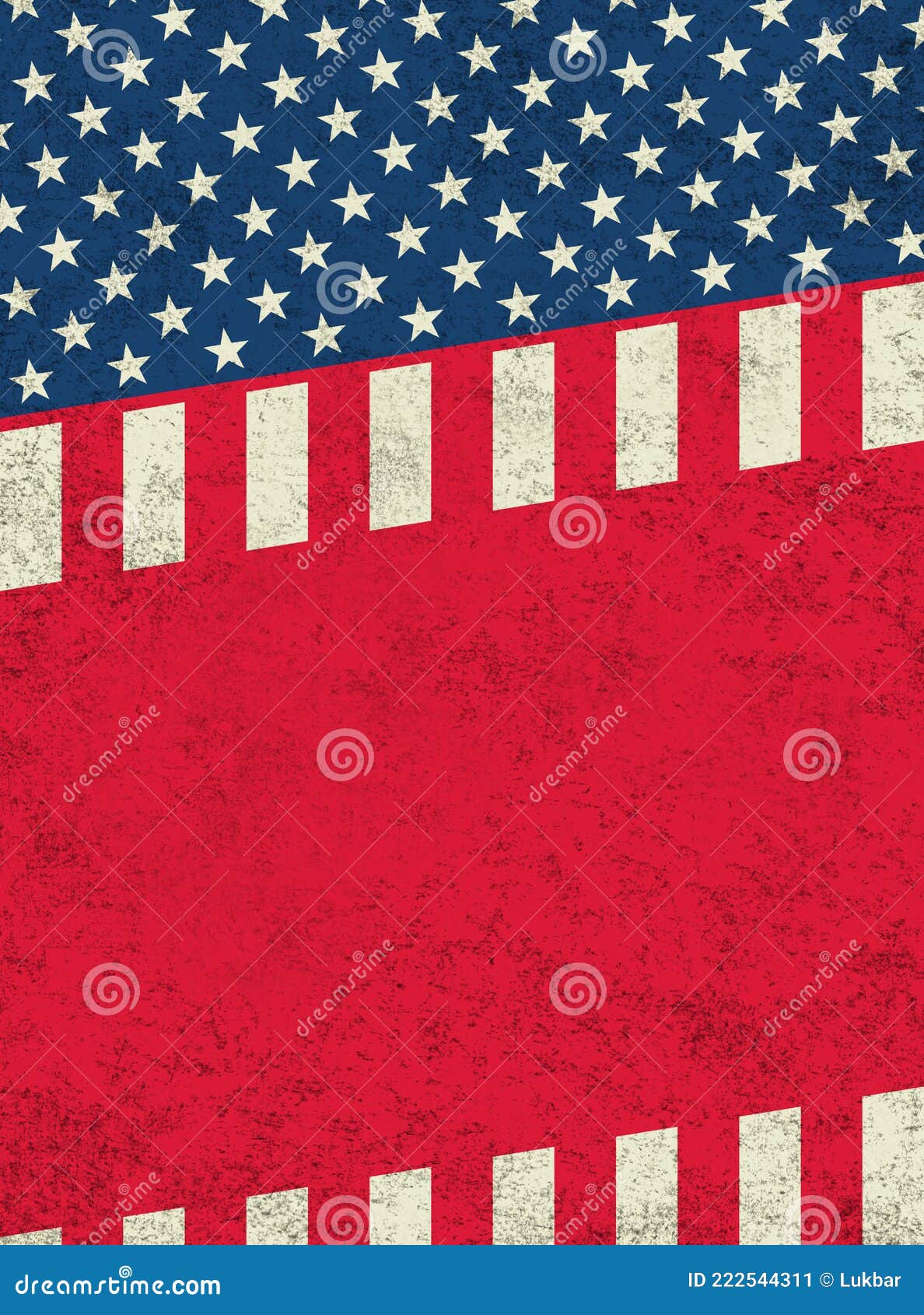 USA Abstract Background with Elements of the American Flag Stock Image ...