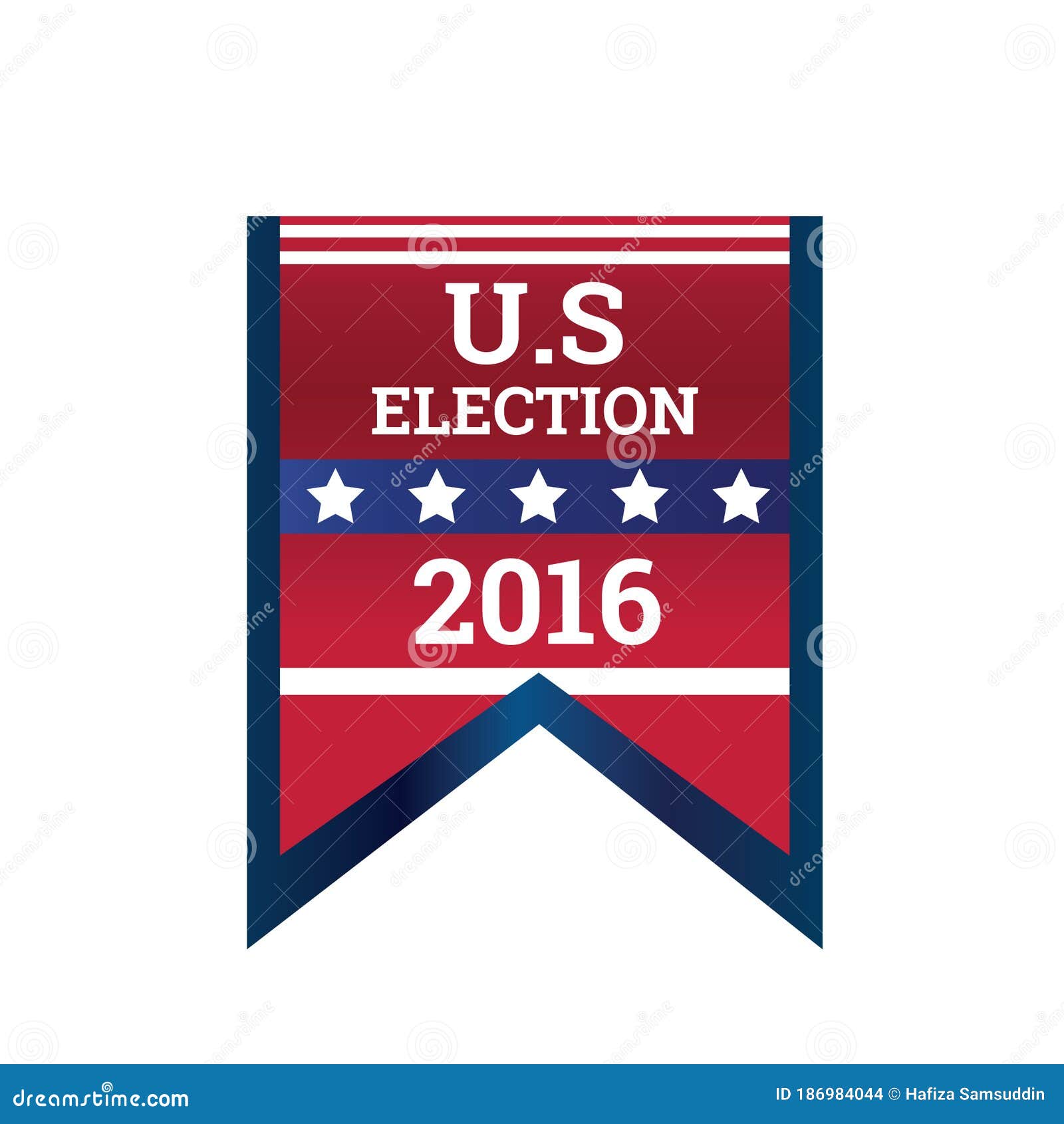 USA Election Banner. Vector Illustration Decorative Design Stock Vector ...