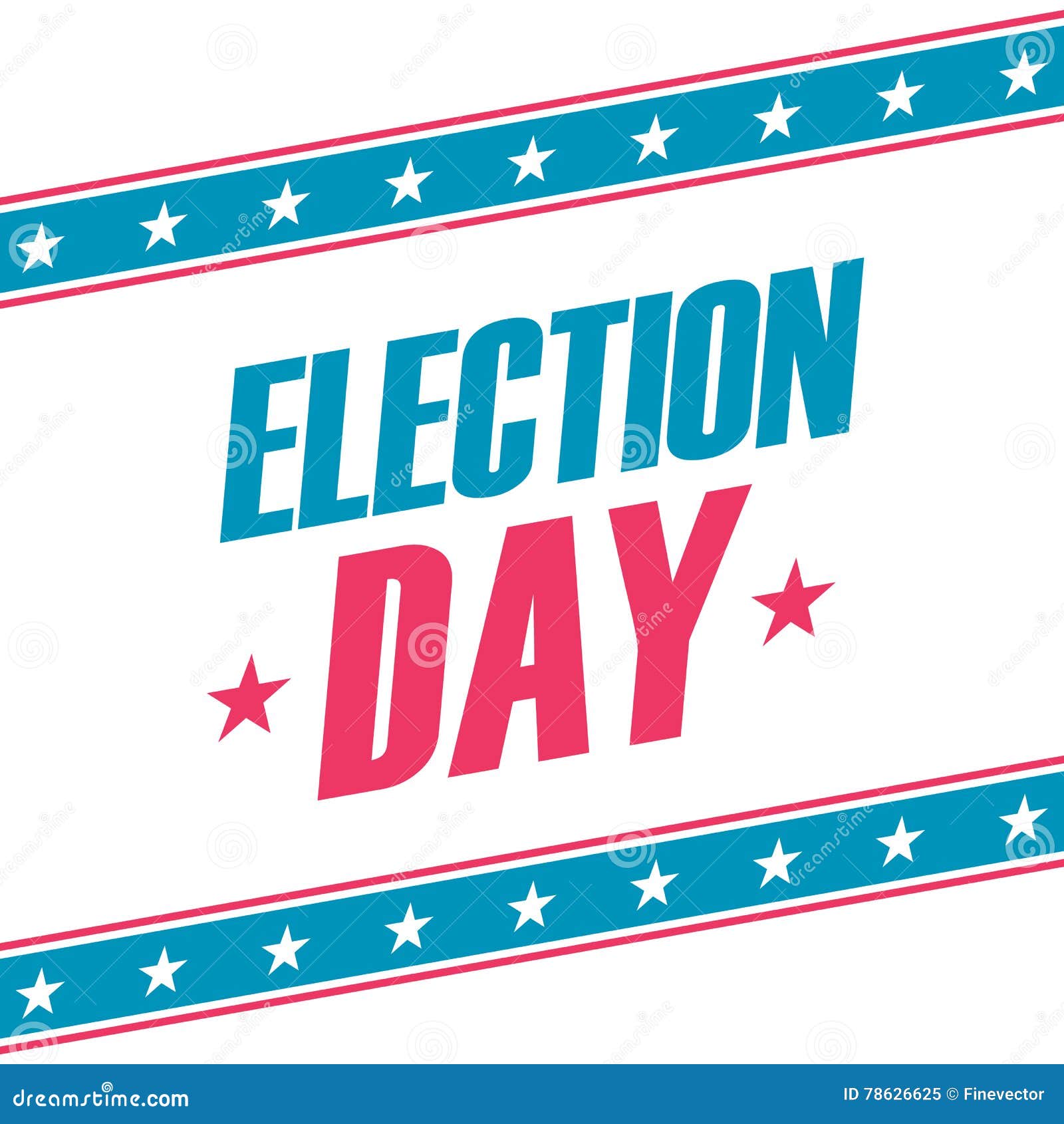 USA Election Day banner. stock vector. Illustration of background ...