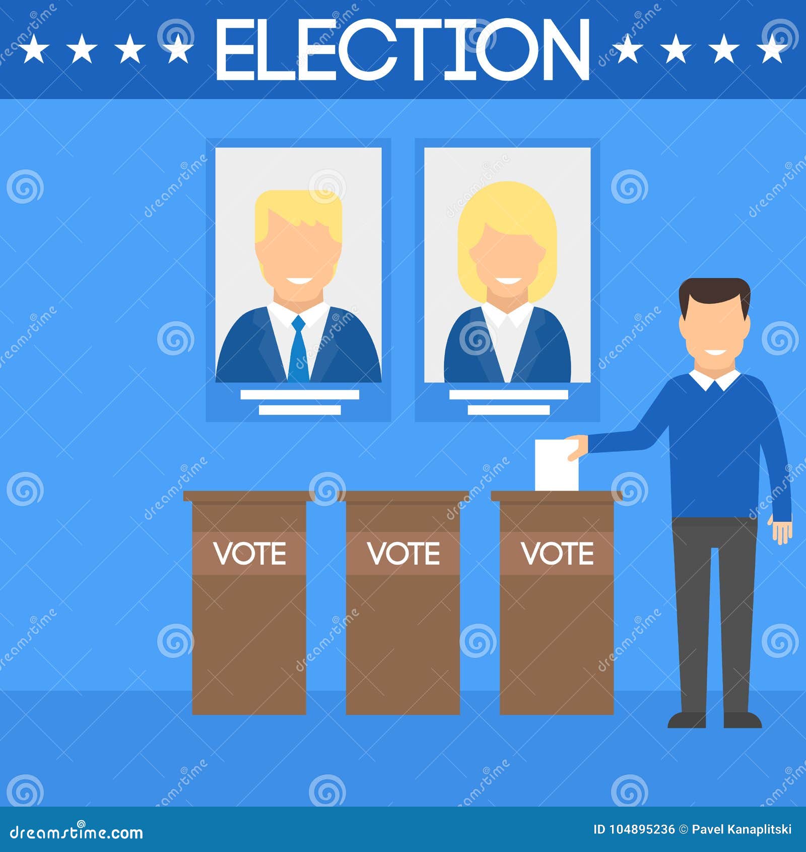 USA elections topic stock illustration. Illustration of election ...