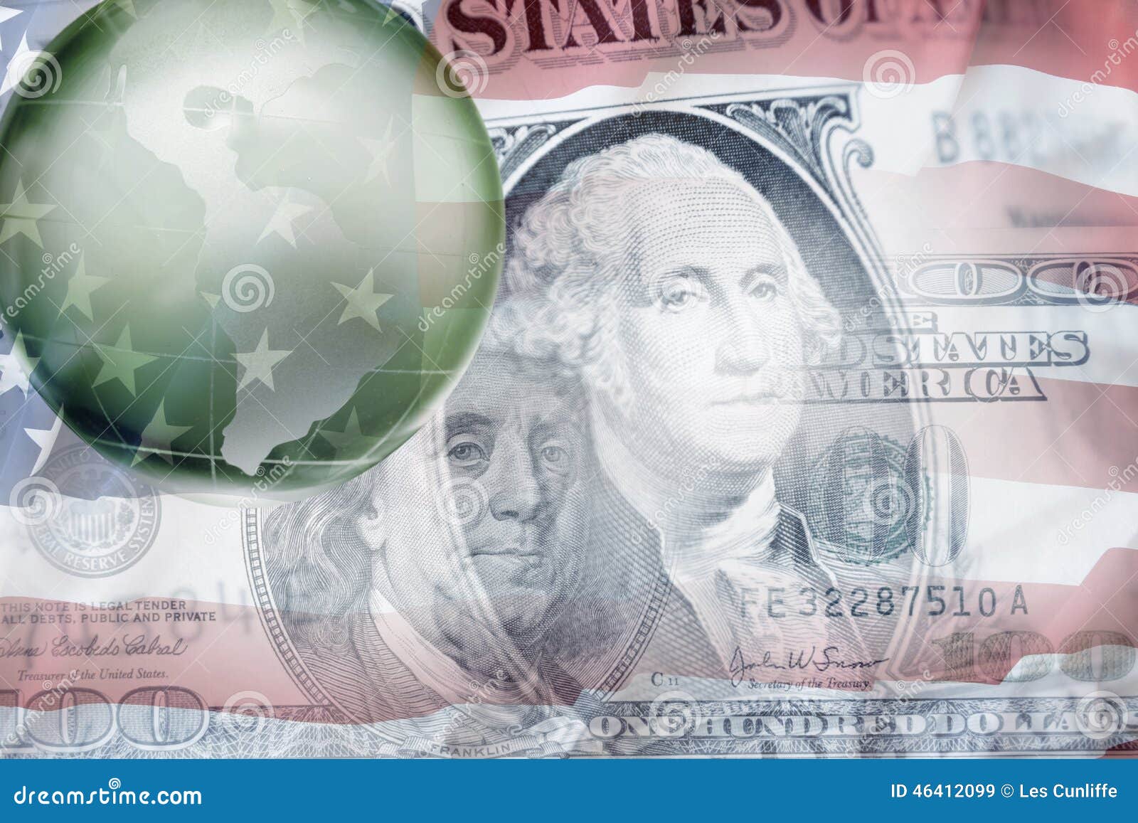 USA finance stock image. Image of currency, banknotes - 46412099