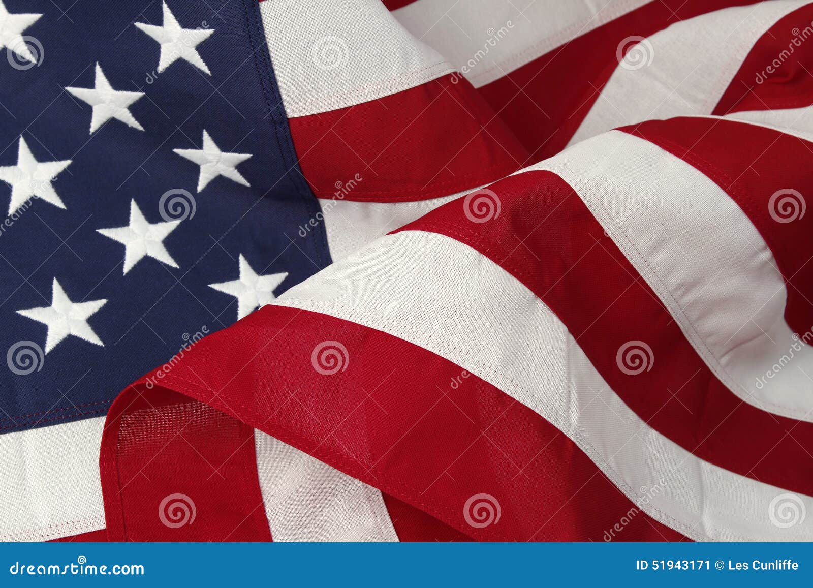 USA flag stock image. Image of horizontal, symbolic, ripple - 51943171