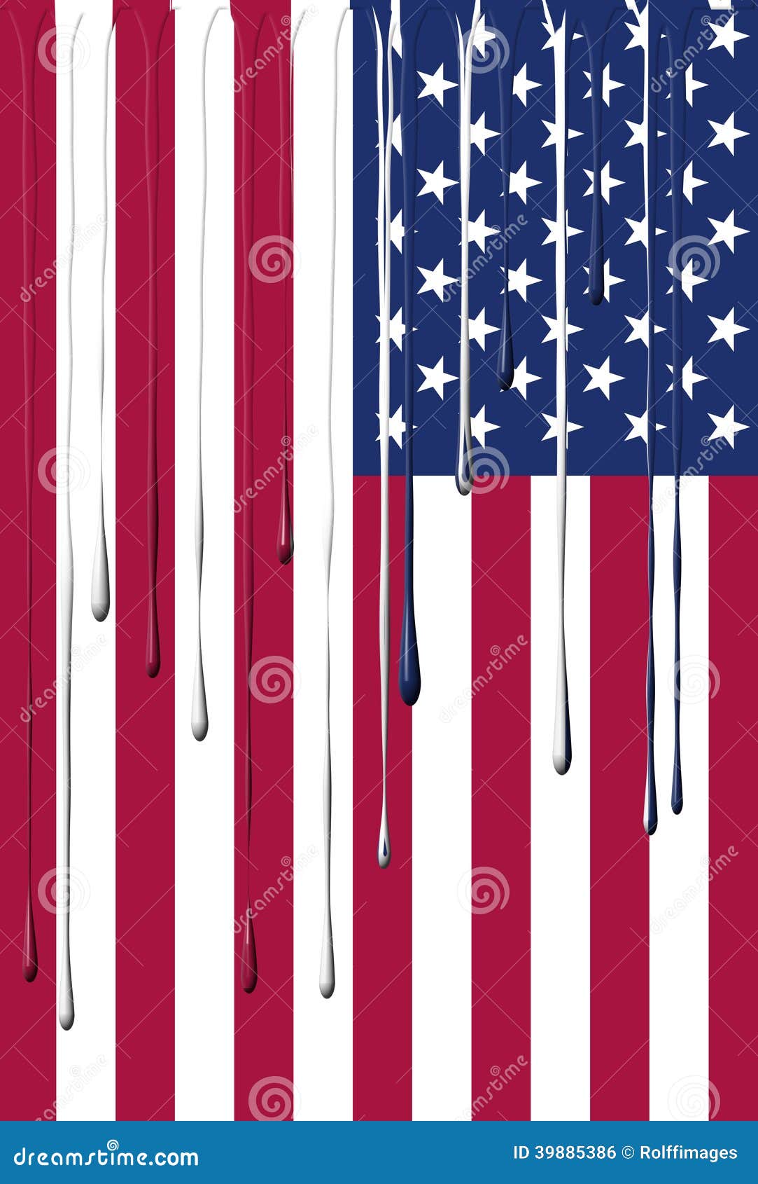 USA Flag stock illustration. Illustration of emblem, nation - 39885386
