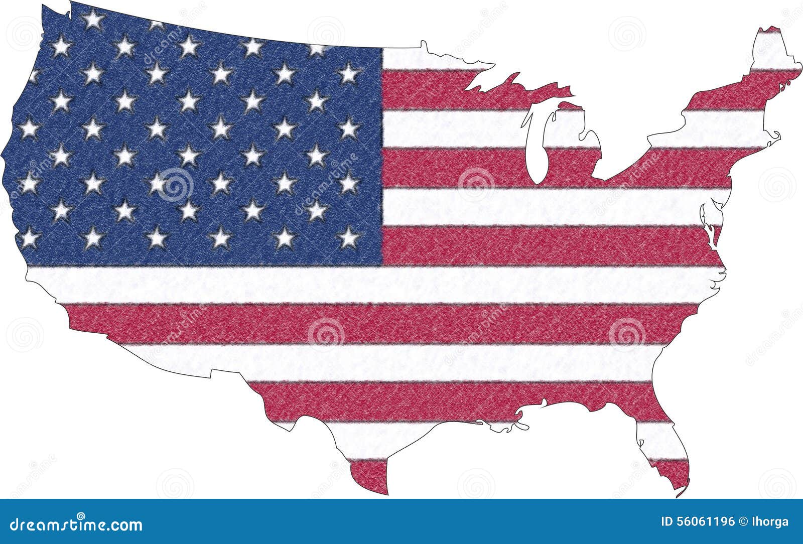 USA flag stock illustration. Illustration of state, texture - 56061196