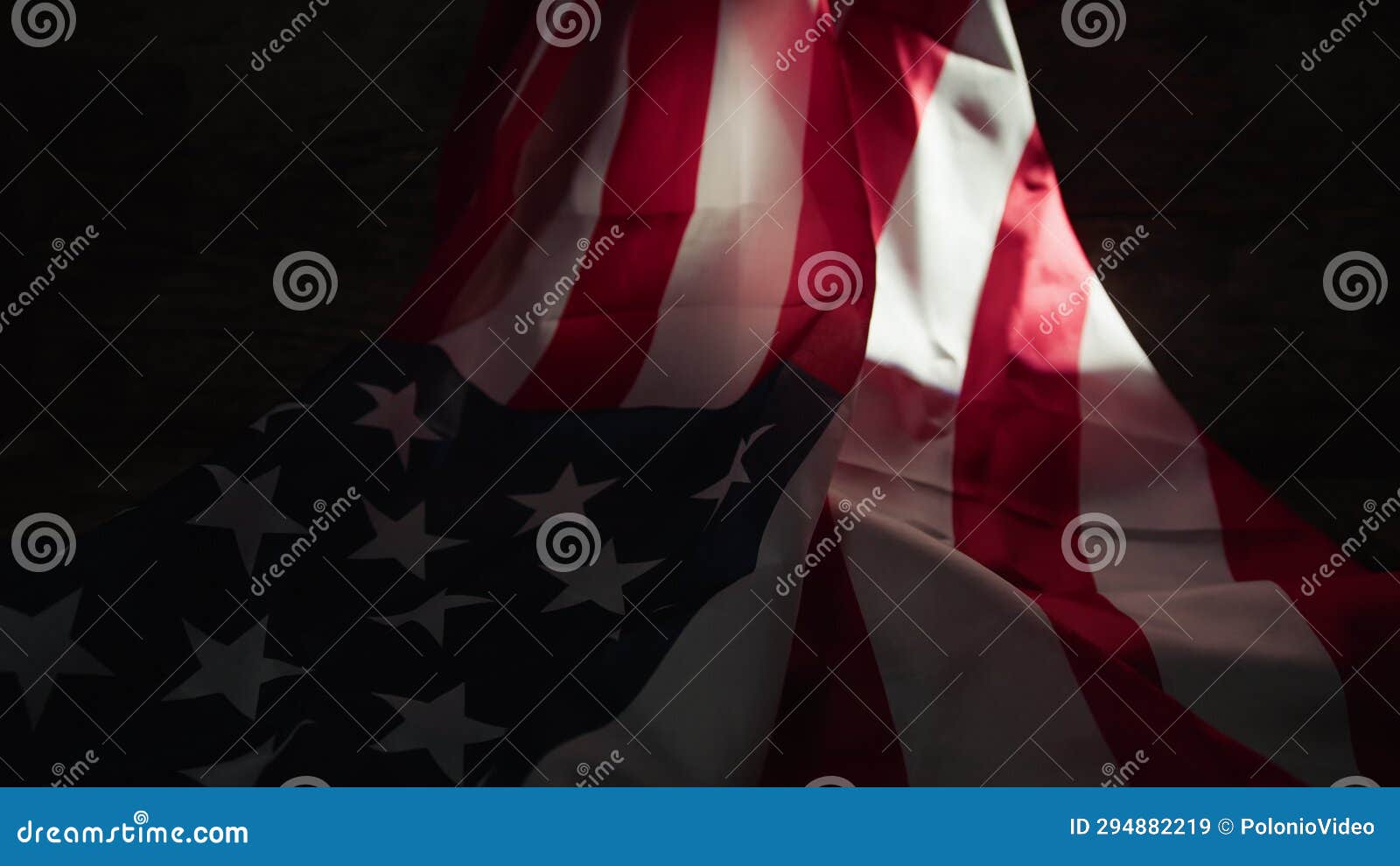 USA Flag with a Glowing of Light Stock Video - Video of veterans ...