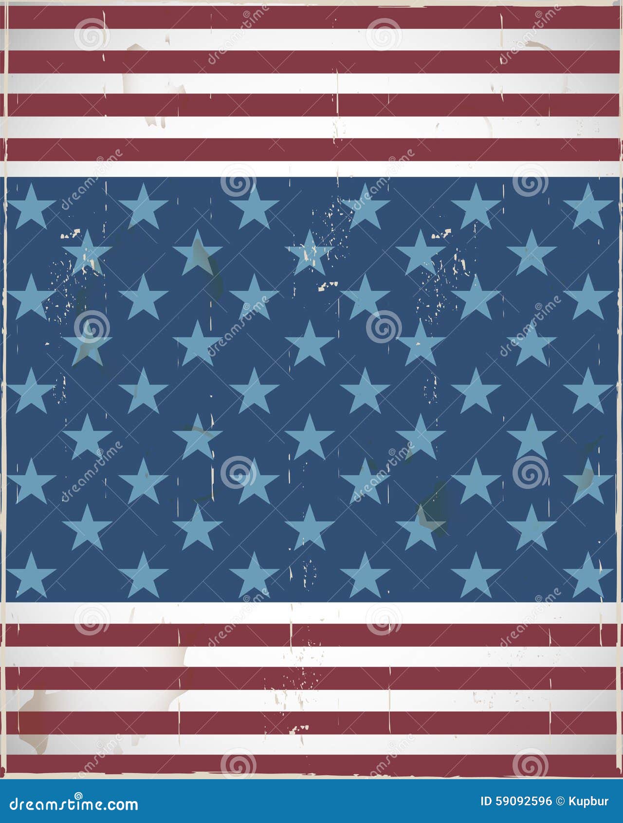 Usa Flag Frame Design stock vector. Illustration of background - 59092596