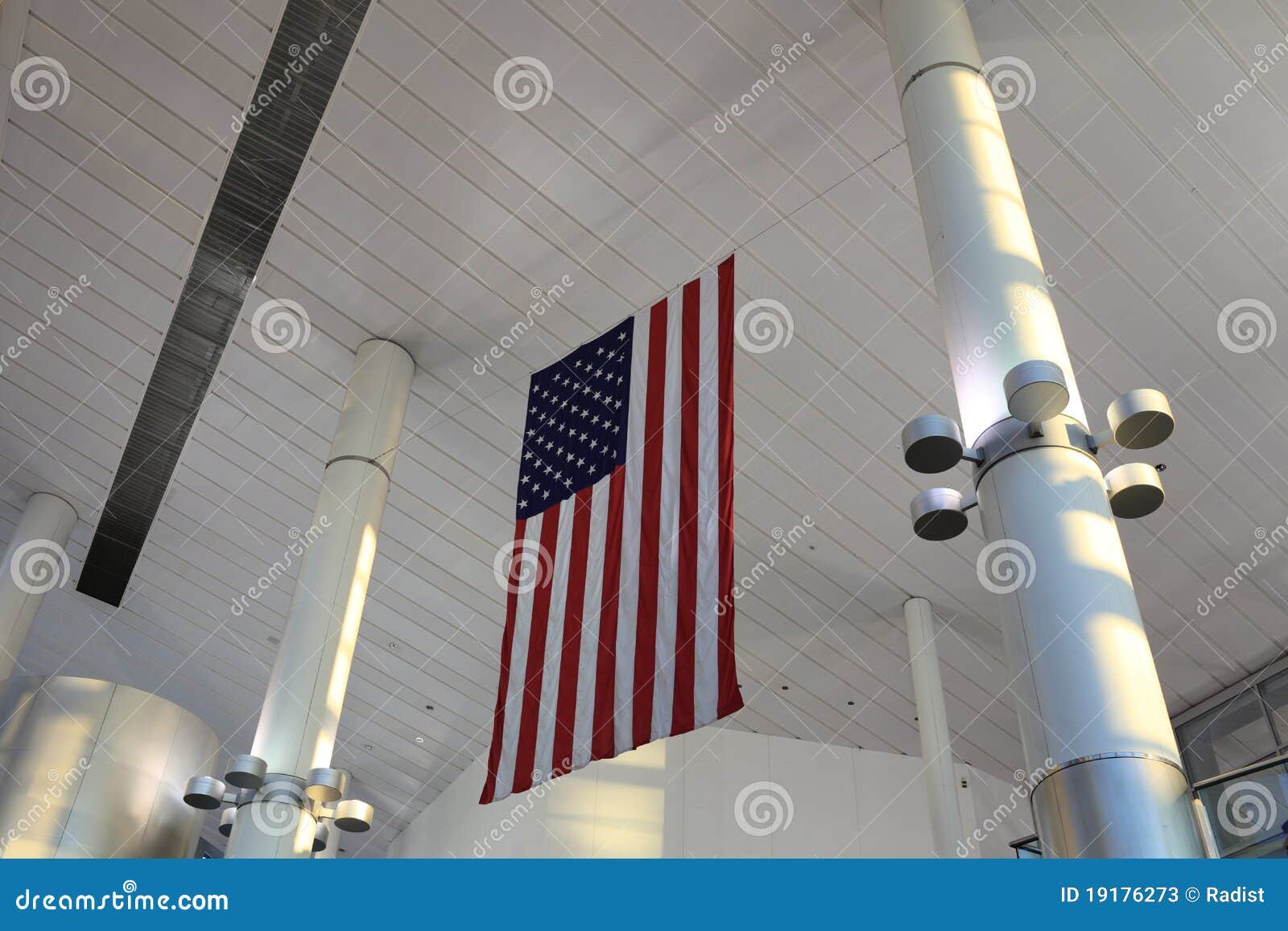 USA flag indoor stock image. Image of united, stripes - 19176273