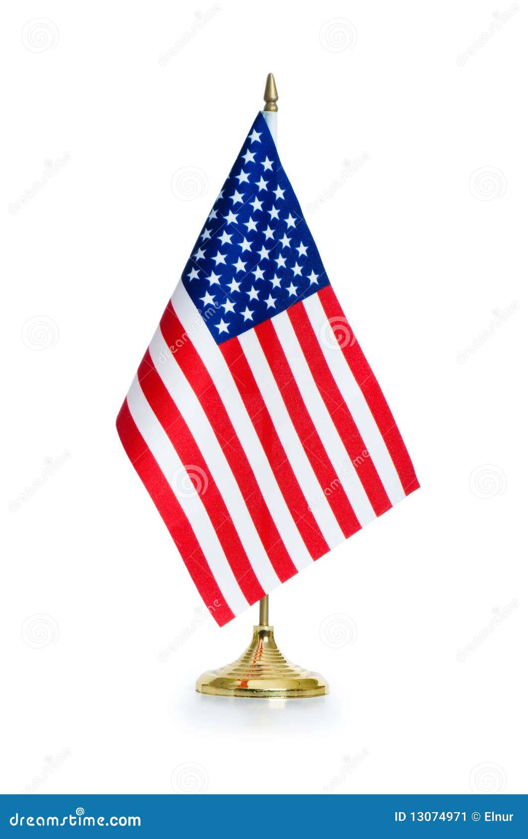 USA Flag Isolated on the White Stock Image - Image of idea, government ...