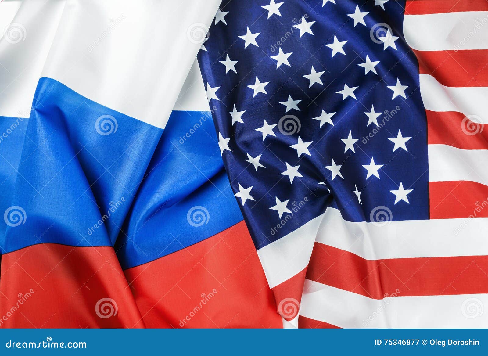 Usa flag and Russia flag stock image. Image of patriotism - 75346877