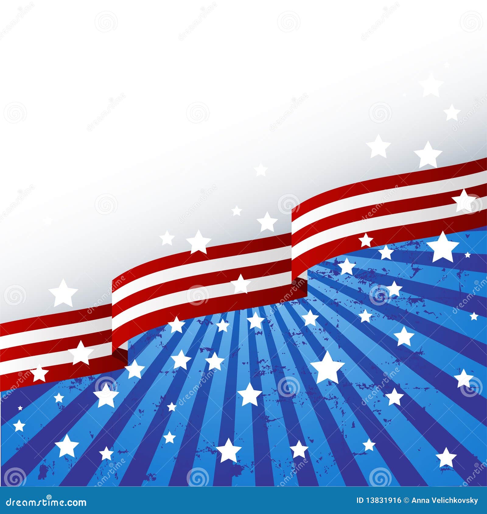 USA flag theme stock vector. Illustration of element - 13831916