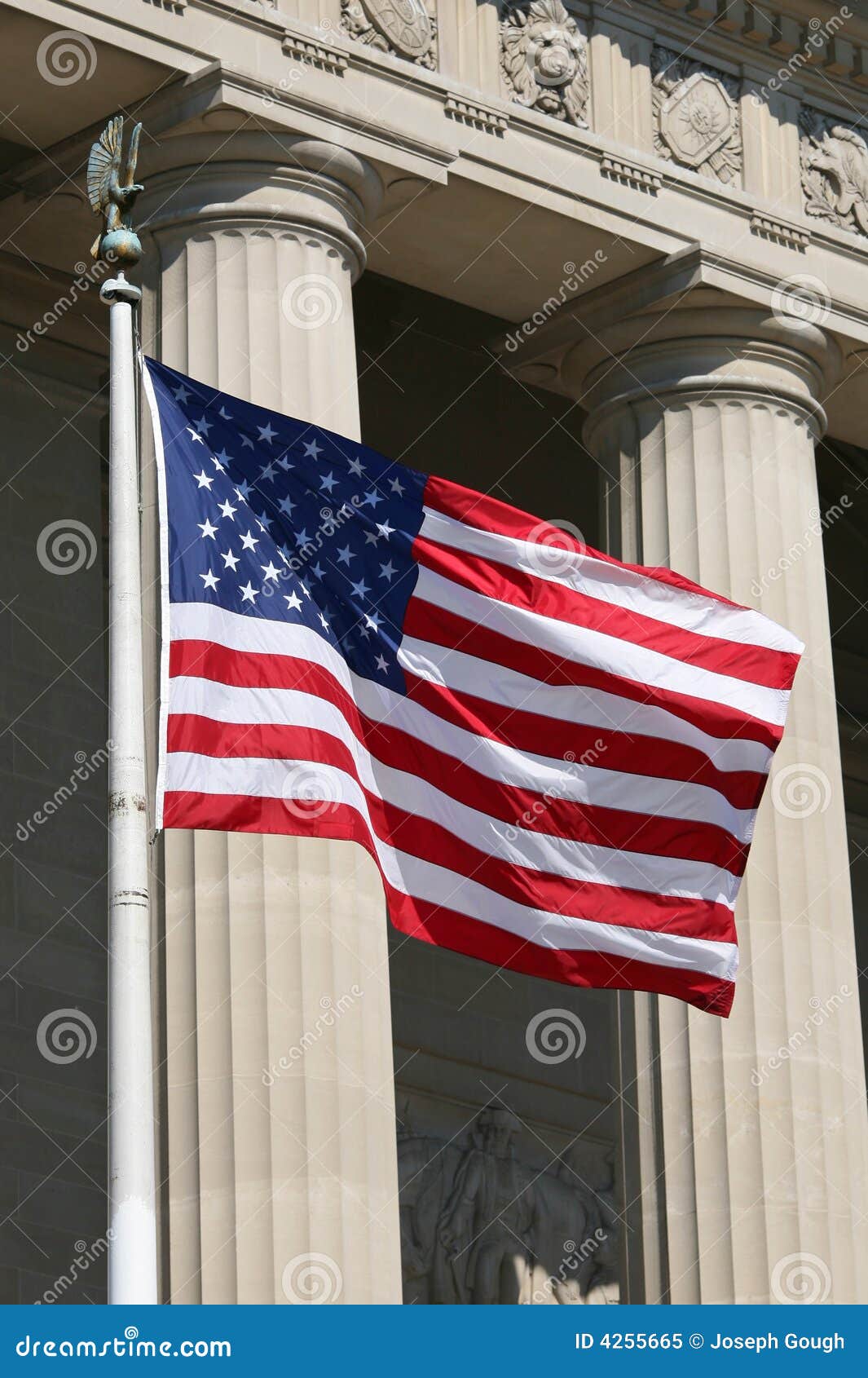 USA Flag, Washington stock image. Image of columns, stars - 4255665