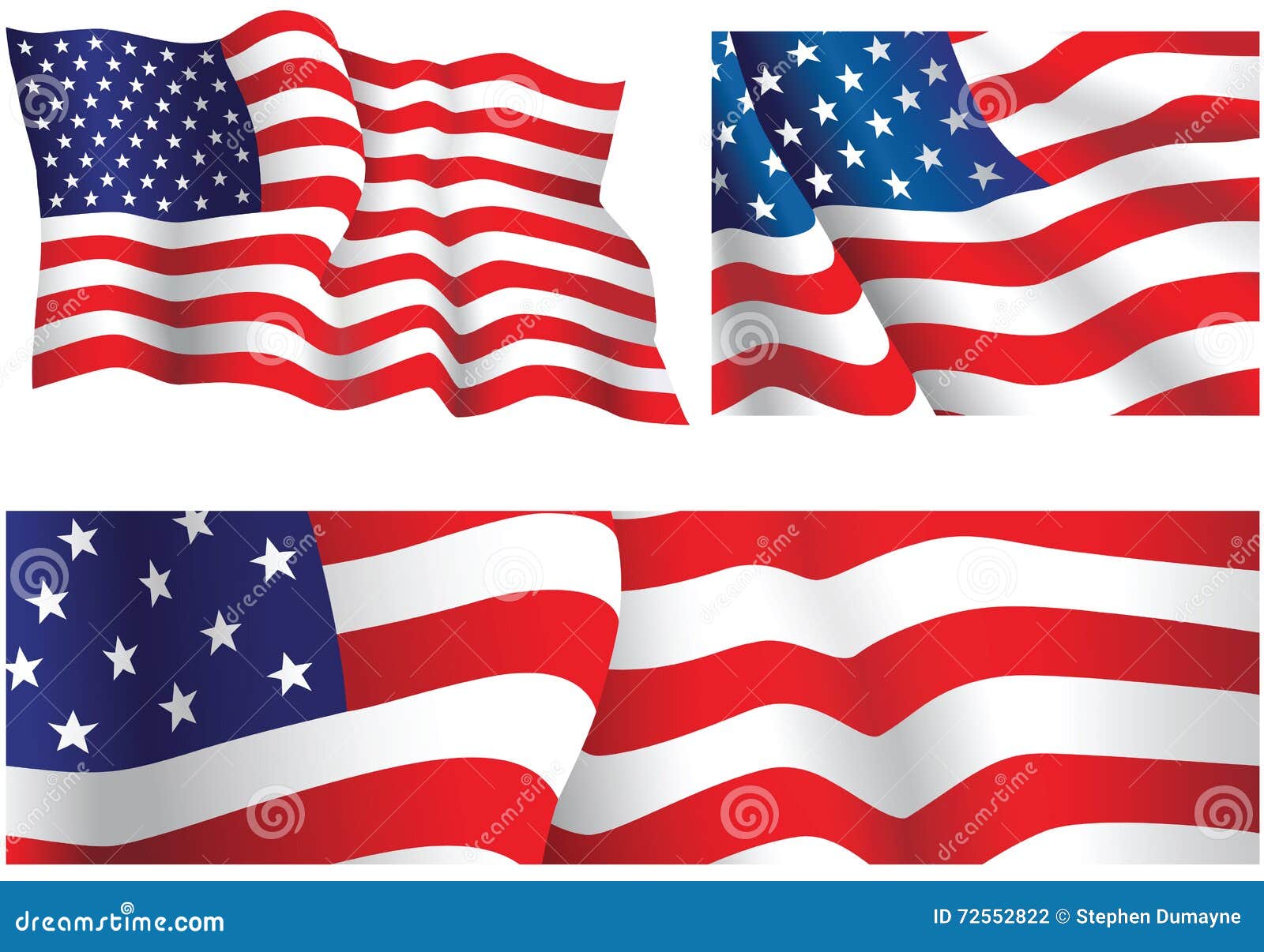 USA flags stock vector. Illustration of international - 72552822