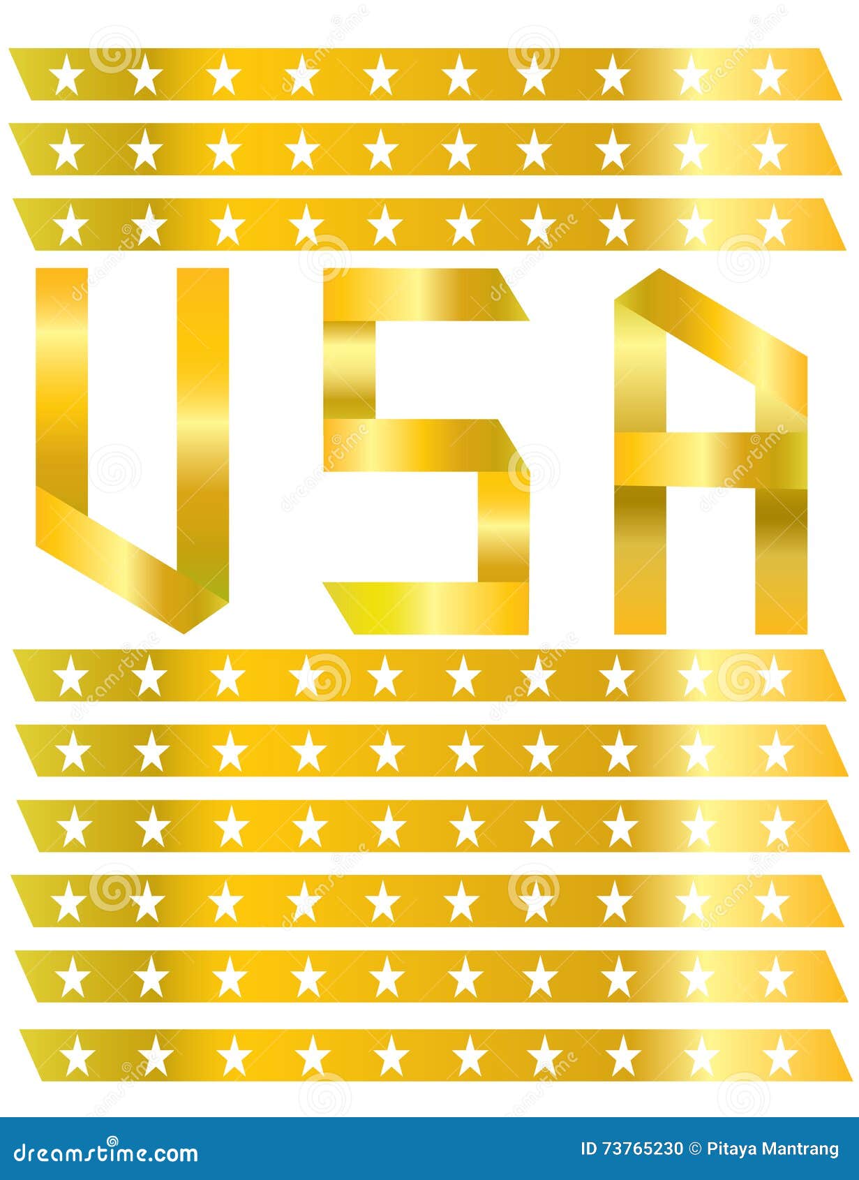 USA GOLD LABEL on ISOLATED BACKGROUND Stock Vector - Illustration of ...