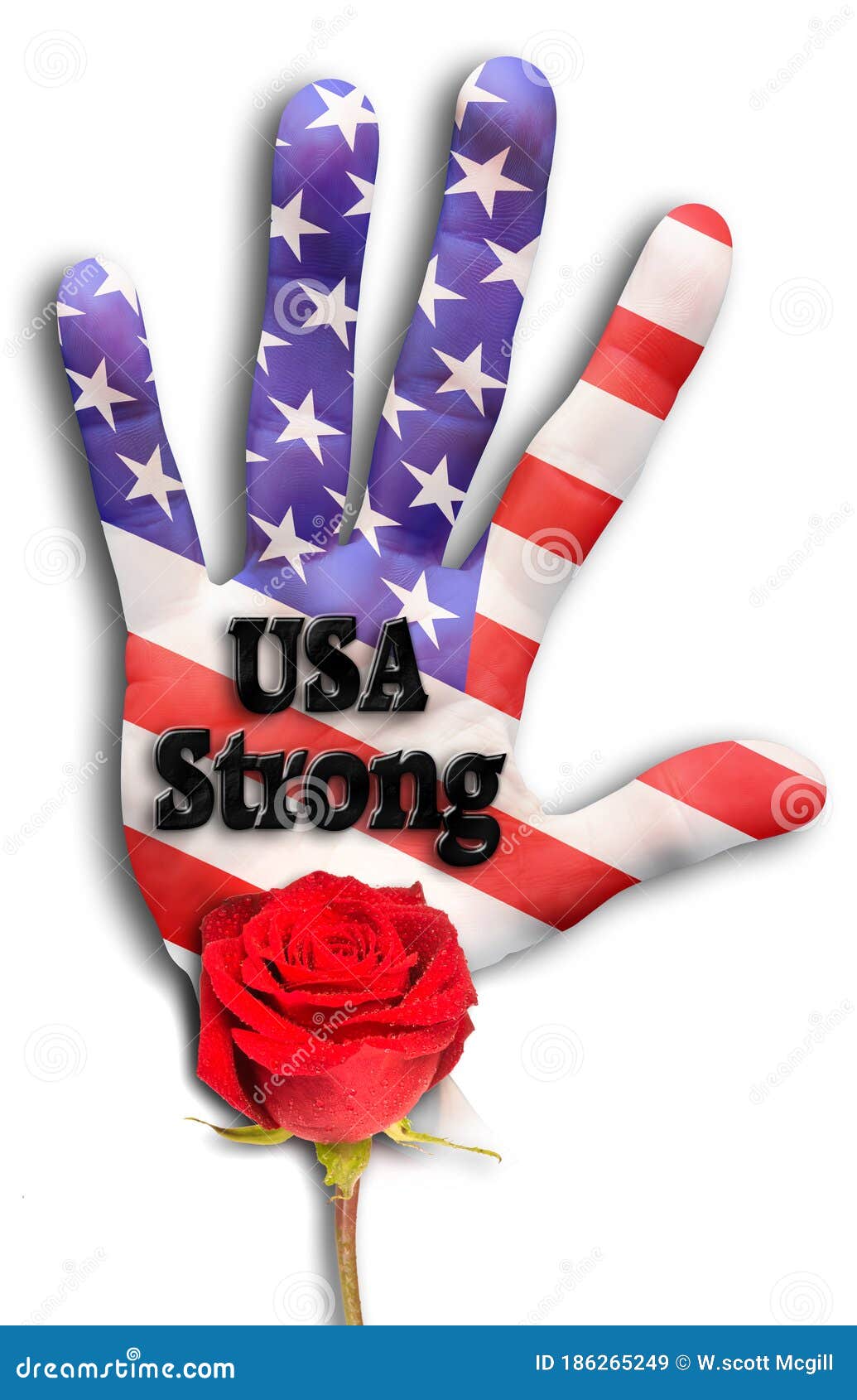 USA hand Strong stock image. Image of pointing, human - 186265249